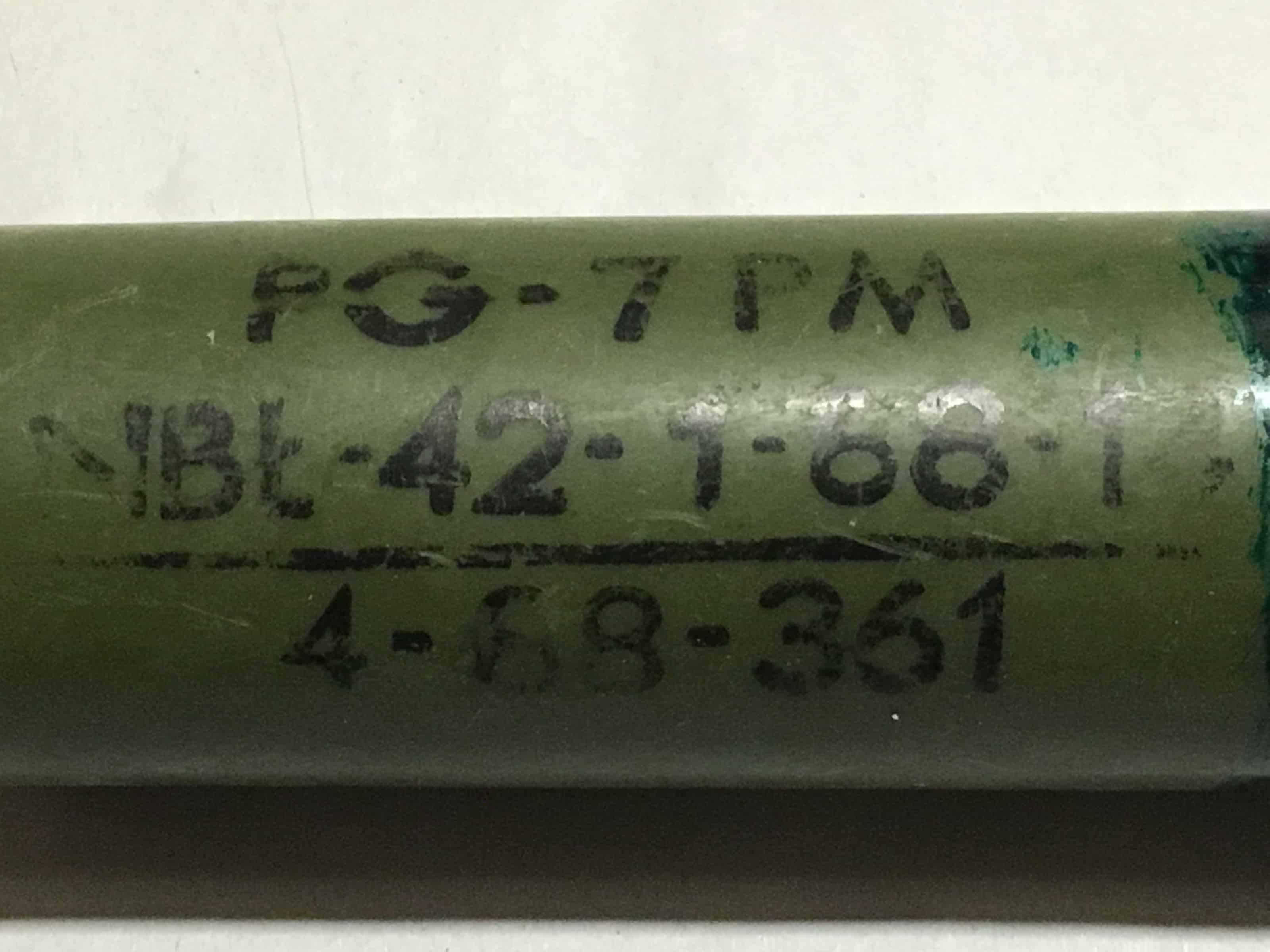 North Vietnamese Army 1968 RPG-7 40mm Booster Tube - Enemy Militaria