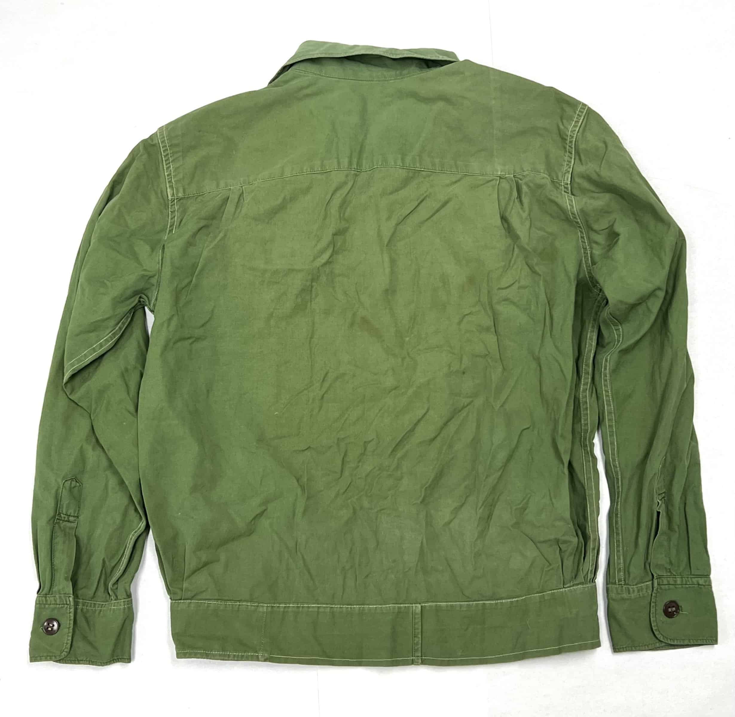 North Vietnamese Army Reed Green Battlejacket - Enemy Militaria