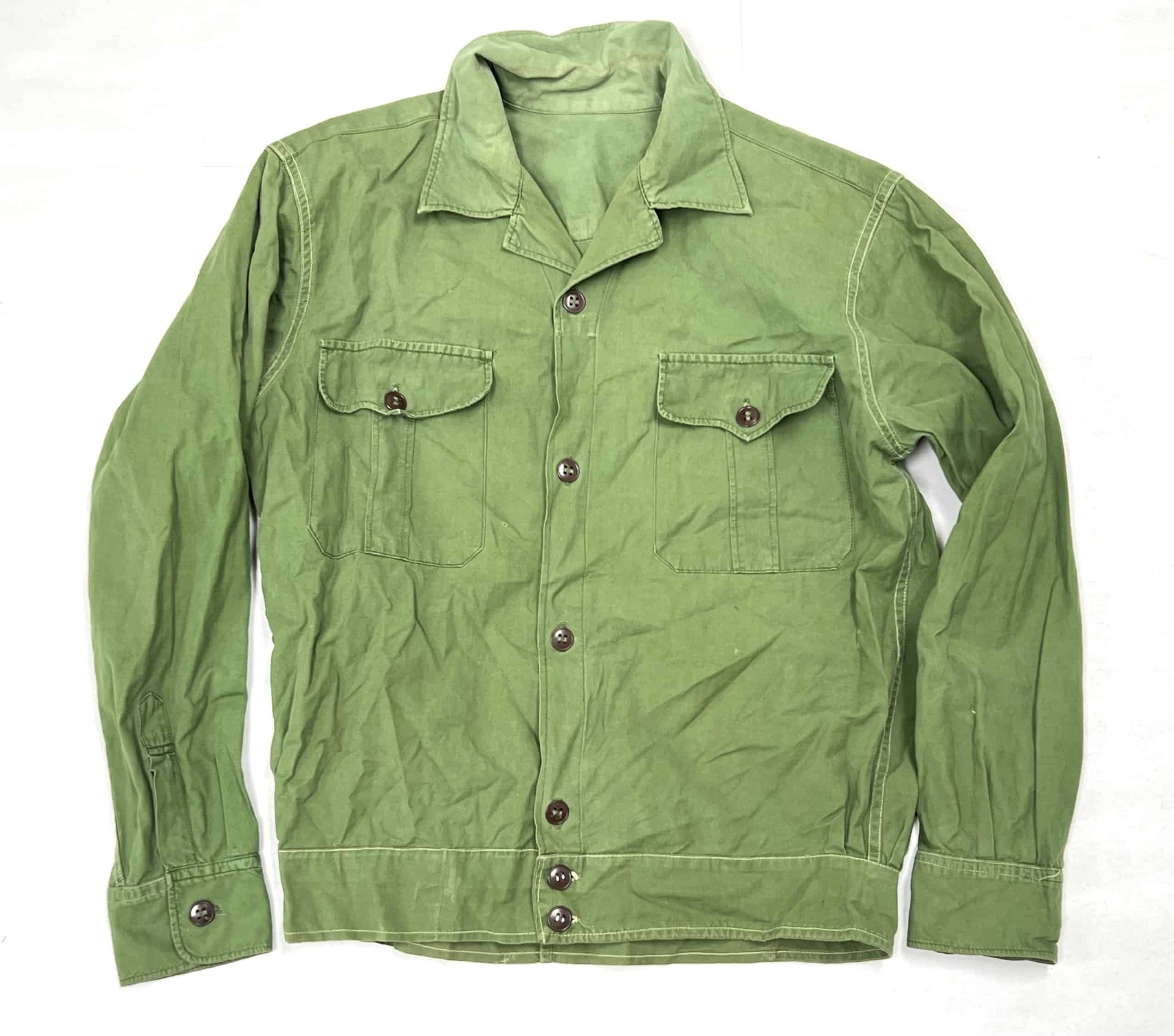 North Vietnamese Army Reed Green Battlejacket - Enemy Militaria