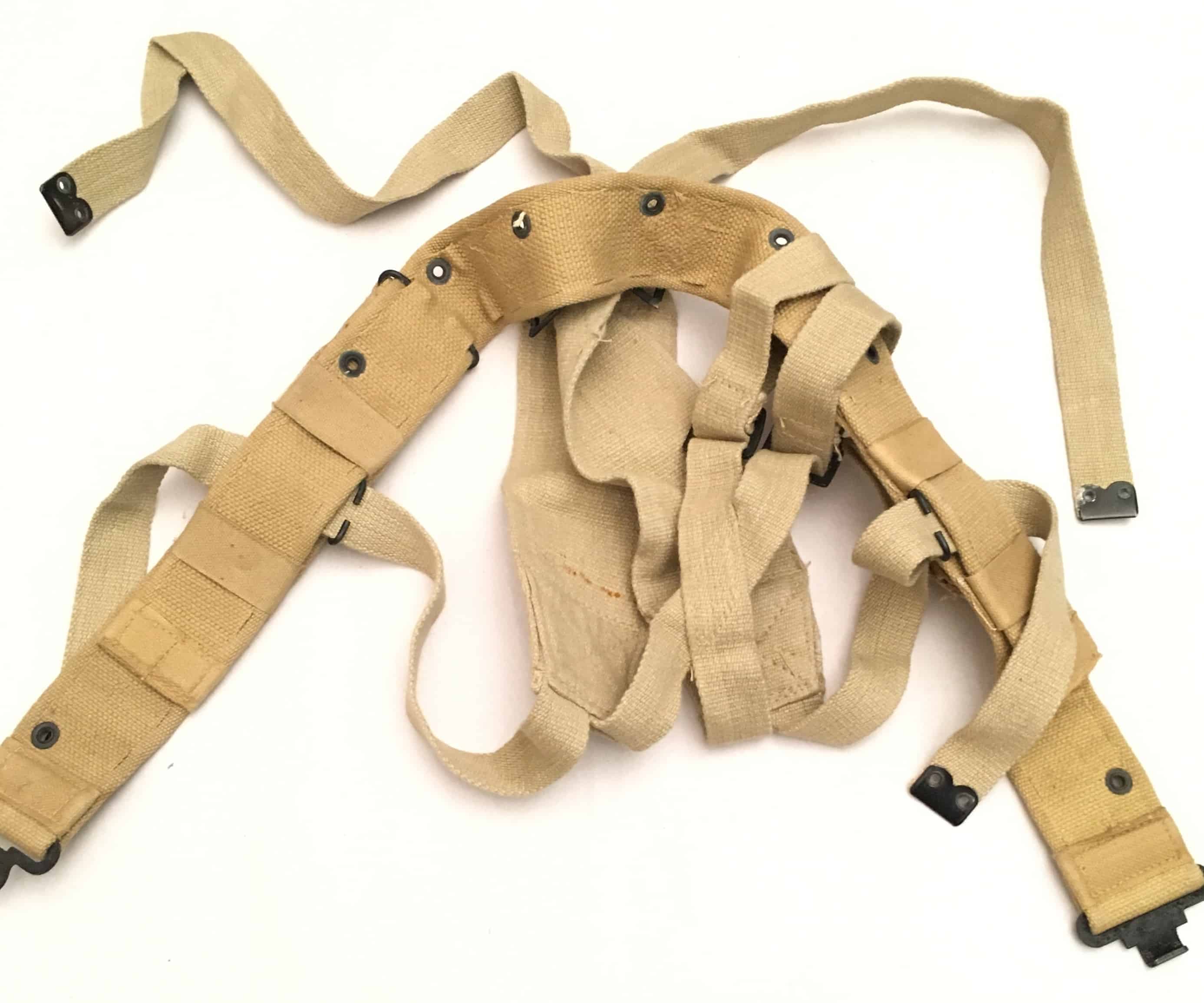 Iraqi P44 Web Belt and Suspenders - Enemy Militaria