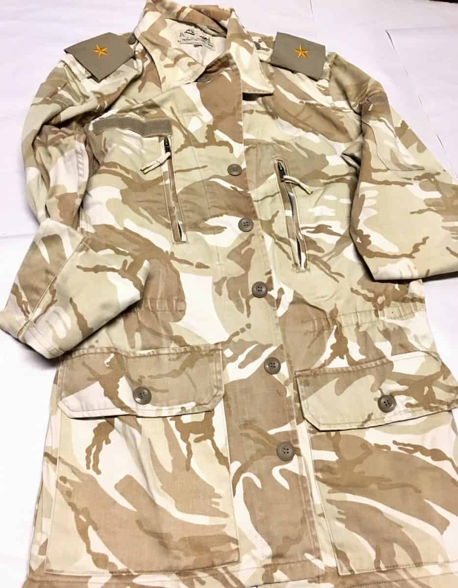 Iraqi Desert DPM Camouflage Jacket LaBerge 2nd Lt - Enemy Militaria