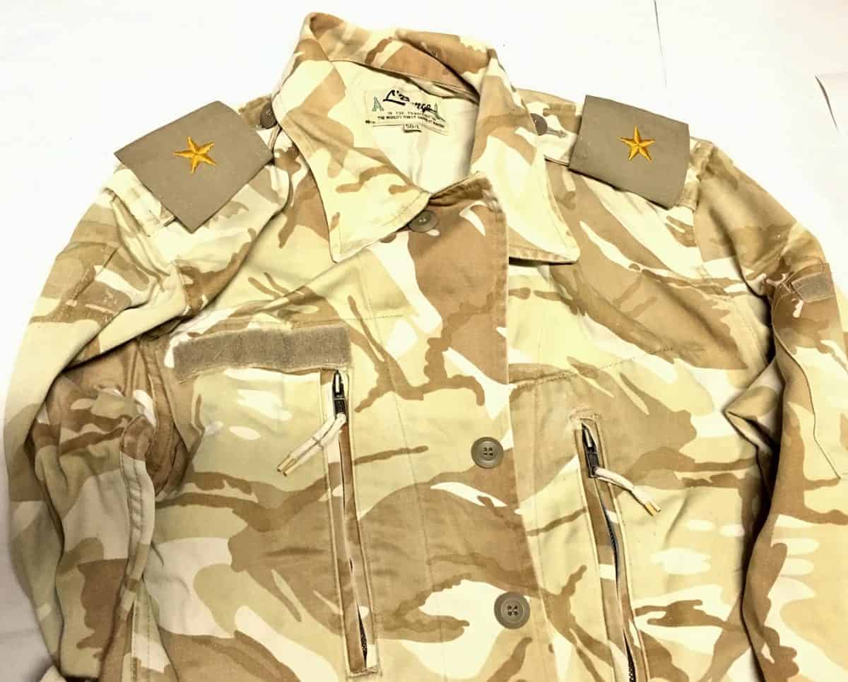 Iraqi Desert DPM Camouflage Jacket LaBerge 2nd Lt - Enemy Militaria