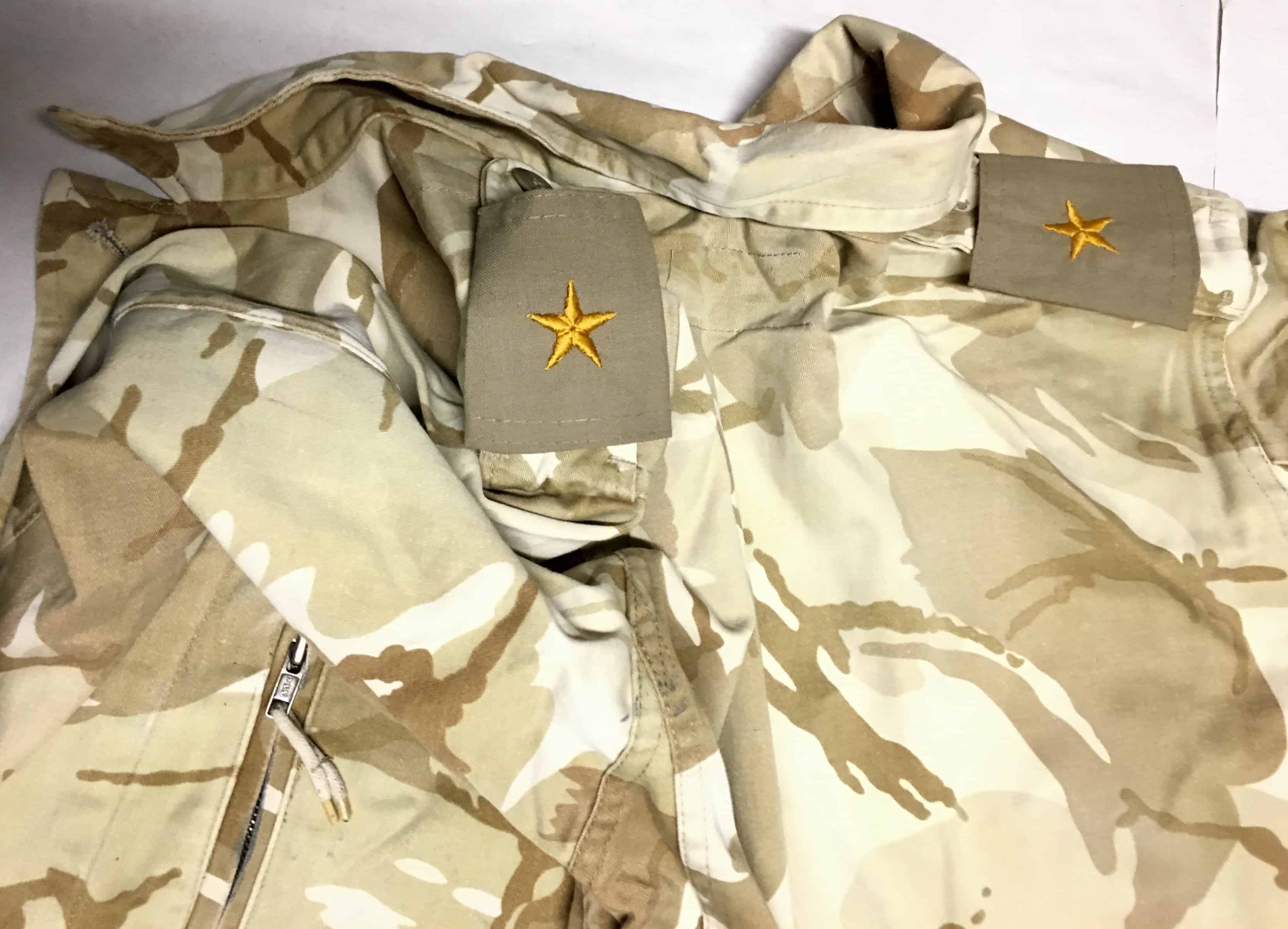 Iraqi Desert DPM Camouflage Jacket LaBerge 2nd Lt - Enemy Militaria