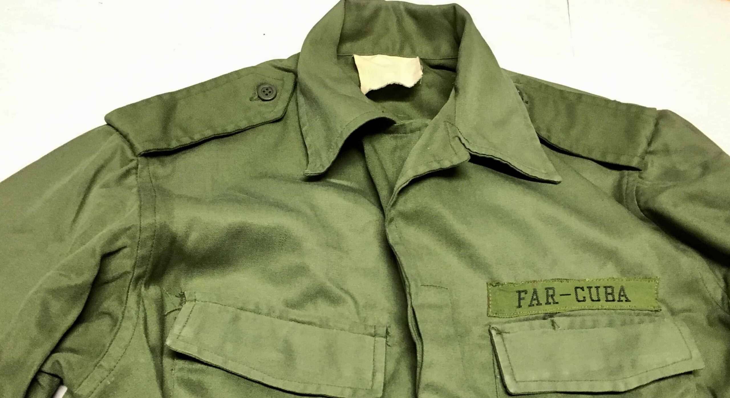 Cuban Field Jacket with FAR - CUBA Tape and Trousers - Enemy Militaria