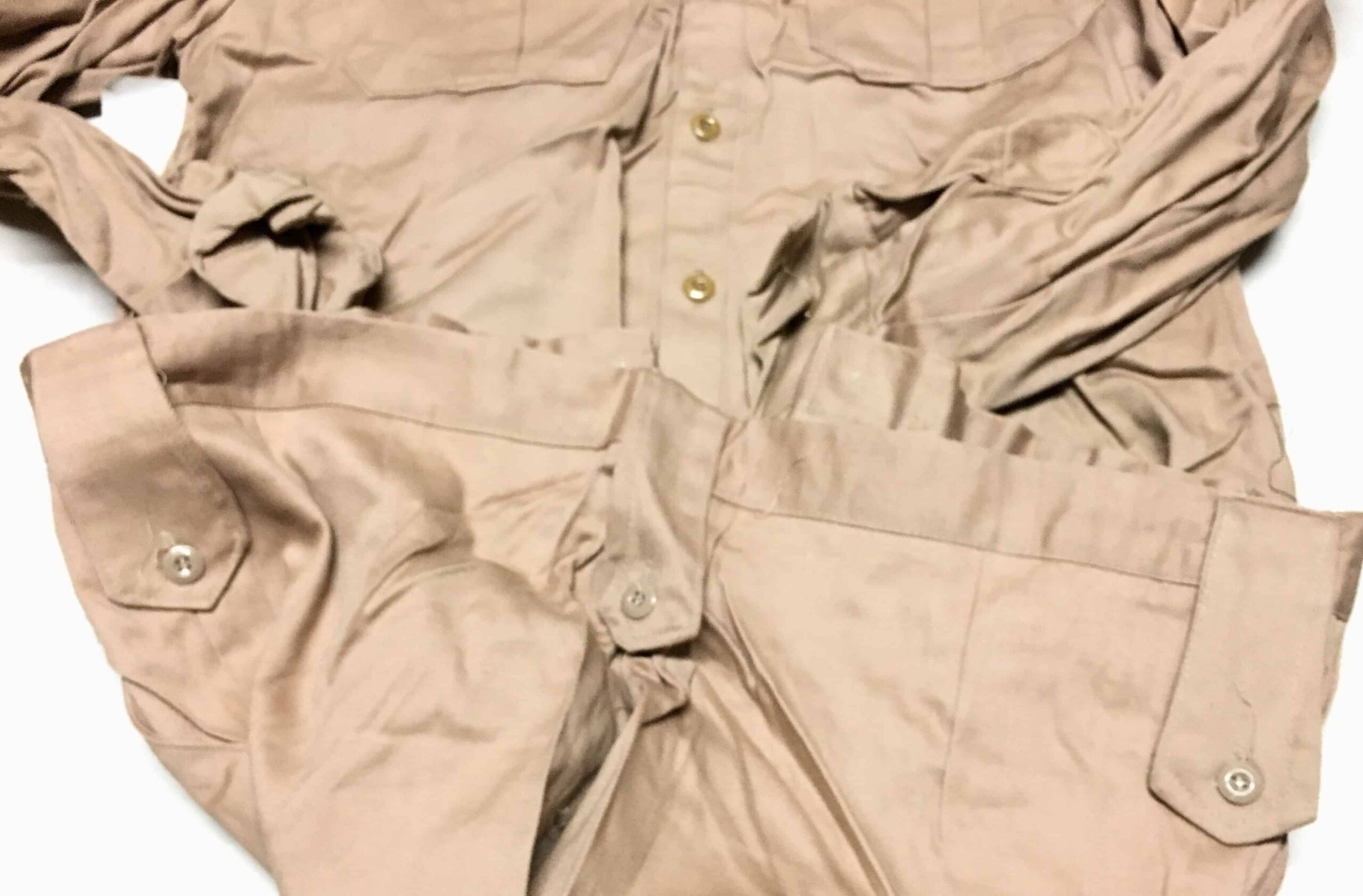 Iraqi Desert Tan Tank Crew Uniform OIF Great Label - Enemy Militaria