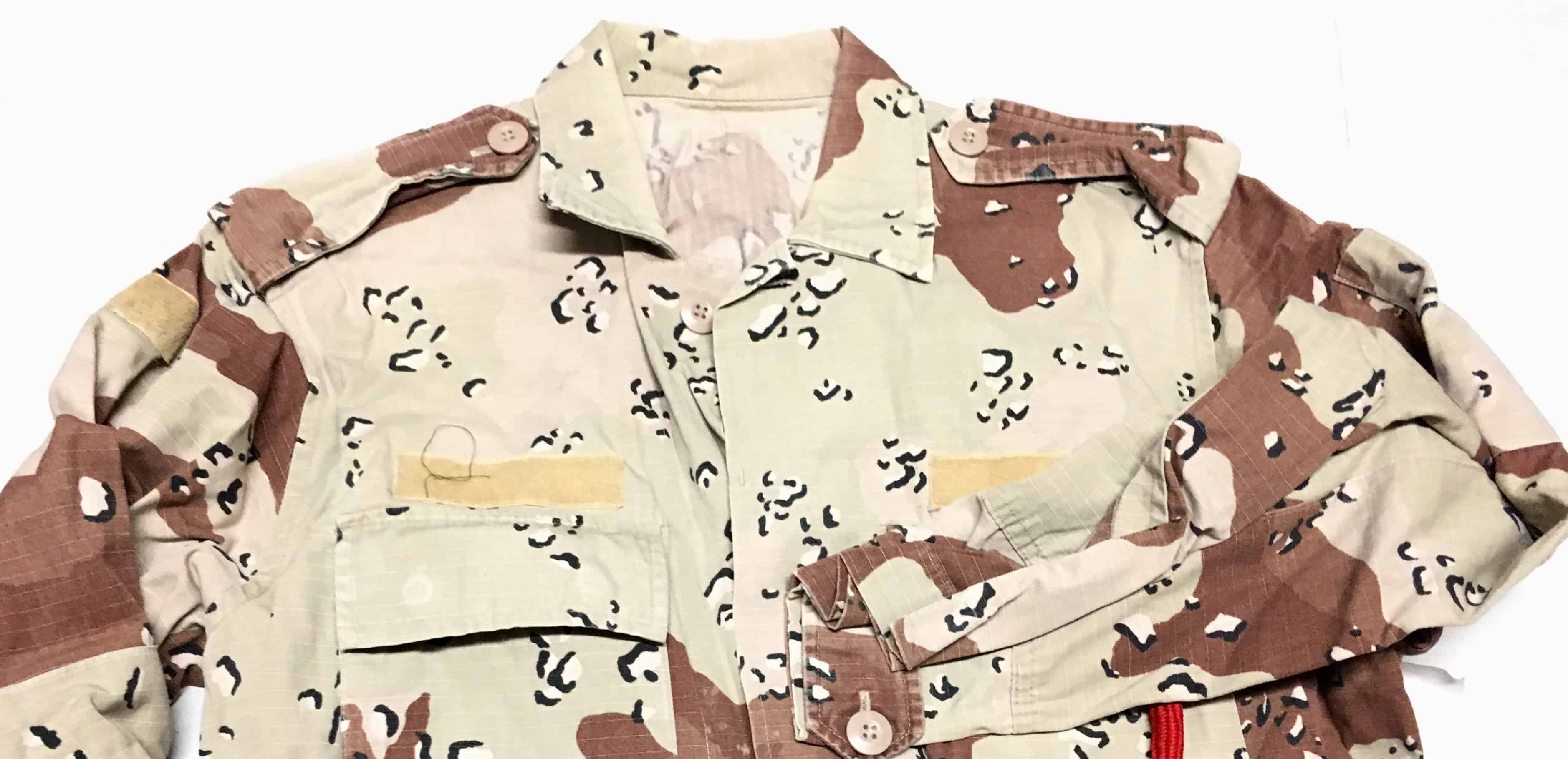 Iraqi Made Desert Camouflage Jacket with Red Cord - Enemy Militaria