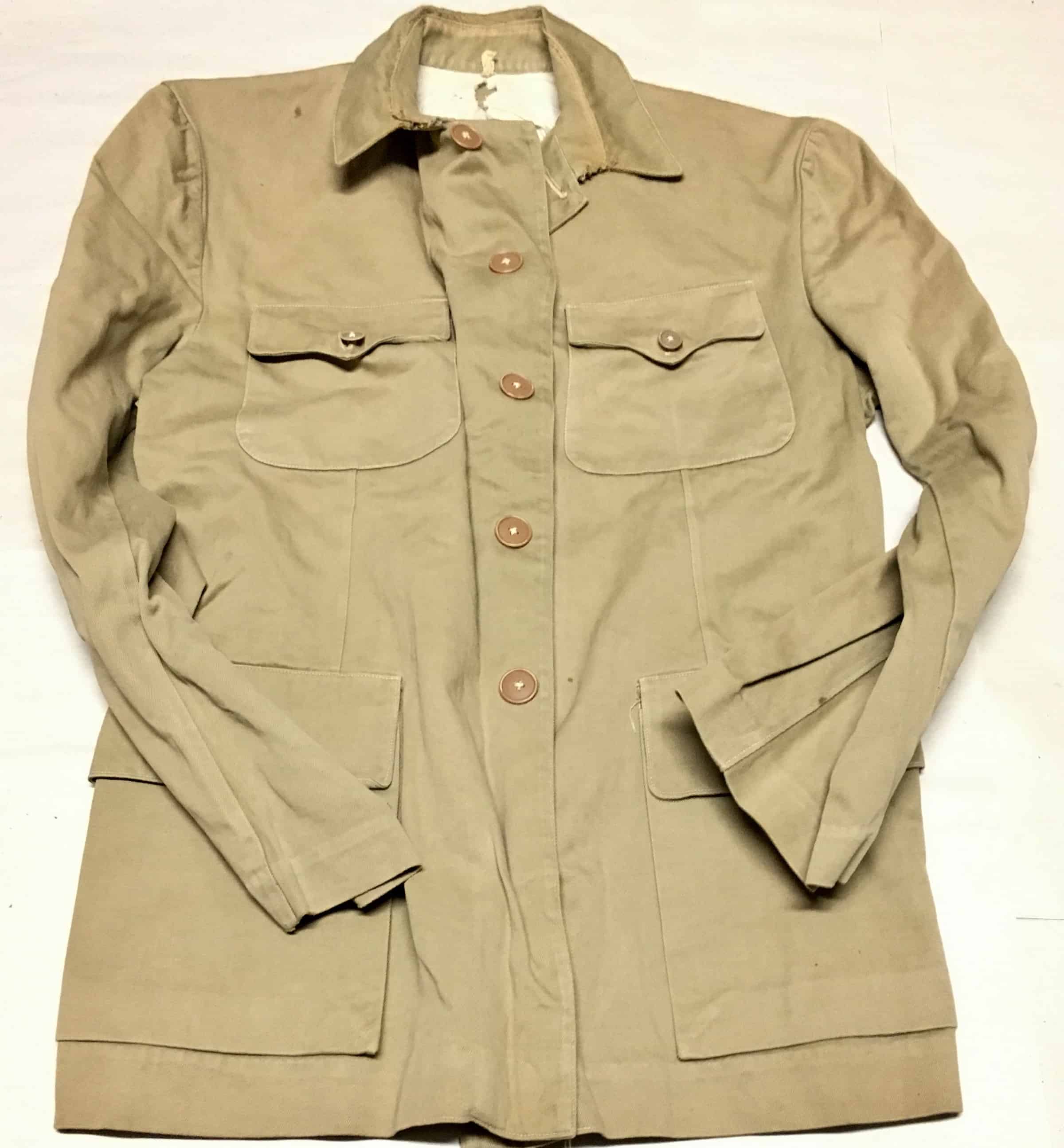 North Vietnamese Army Officer's Tunic 4 Pocket Gray - Enemy Militaria
