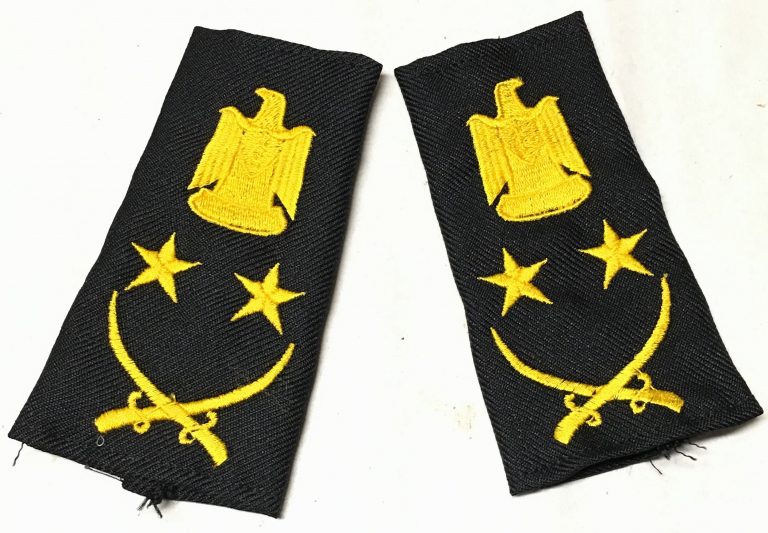 Iraqi Saddam Fedayeen Black Shoulder Boards - General - Enemy Militaria