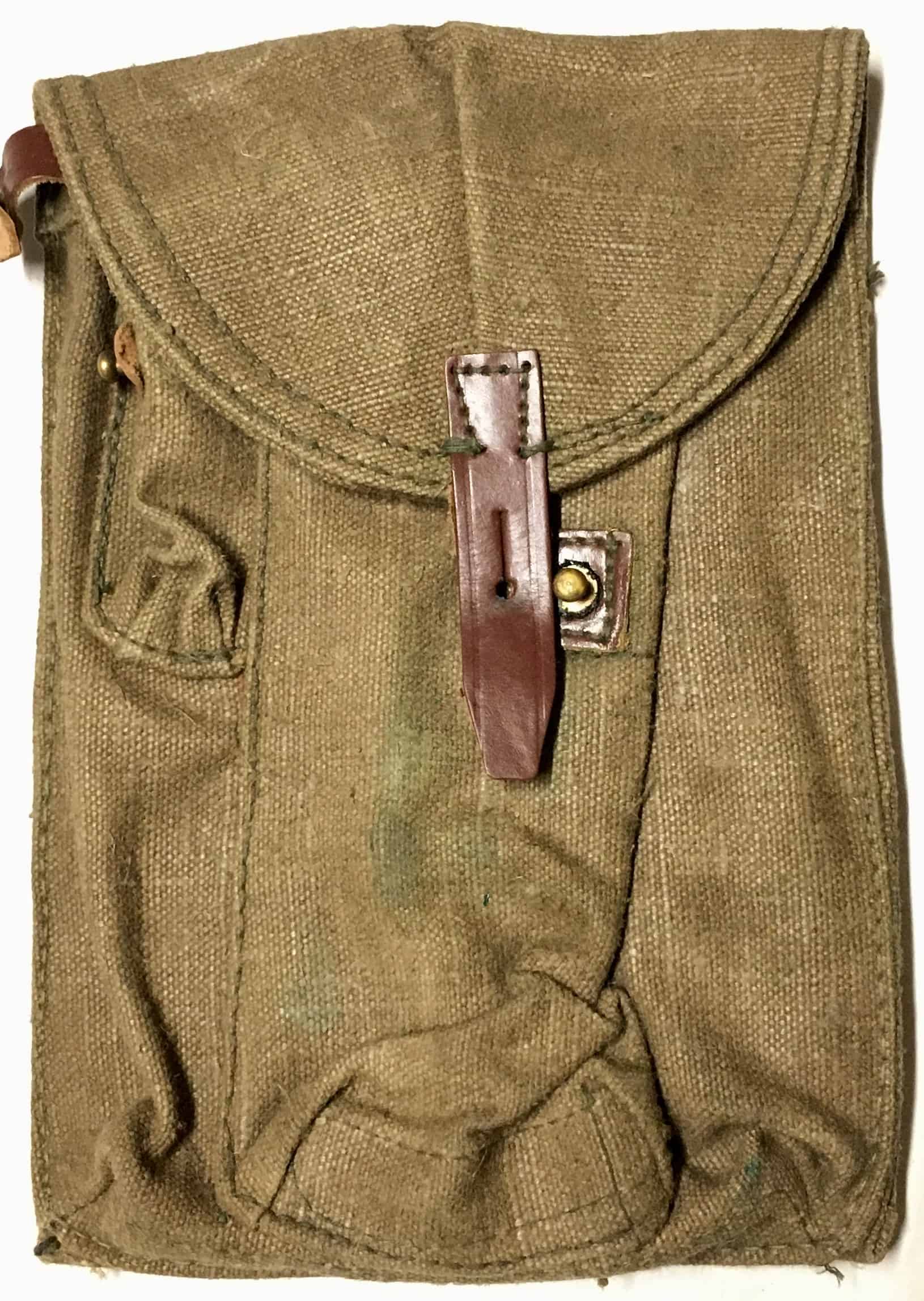 Soviet Grenada Iraqi AK-47 AKM Canvas Magazine Pouch Cyrillic Markings ...