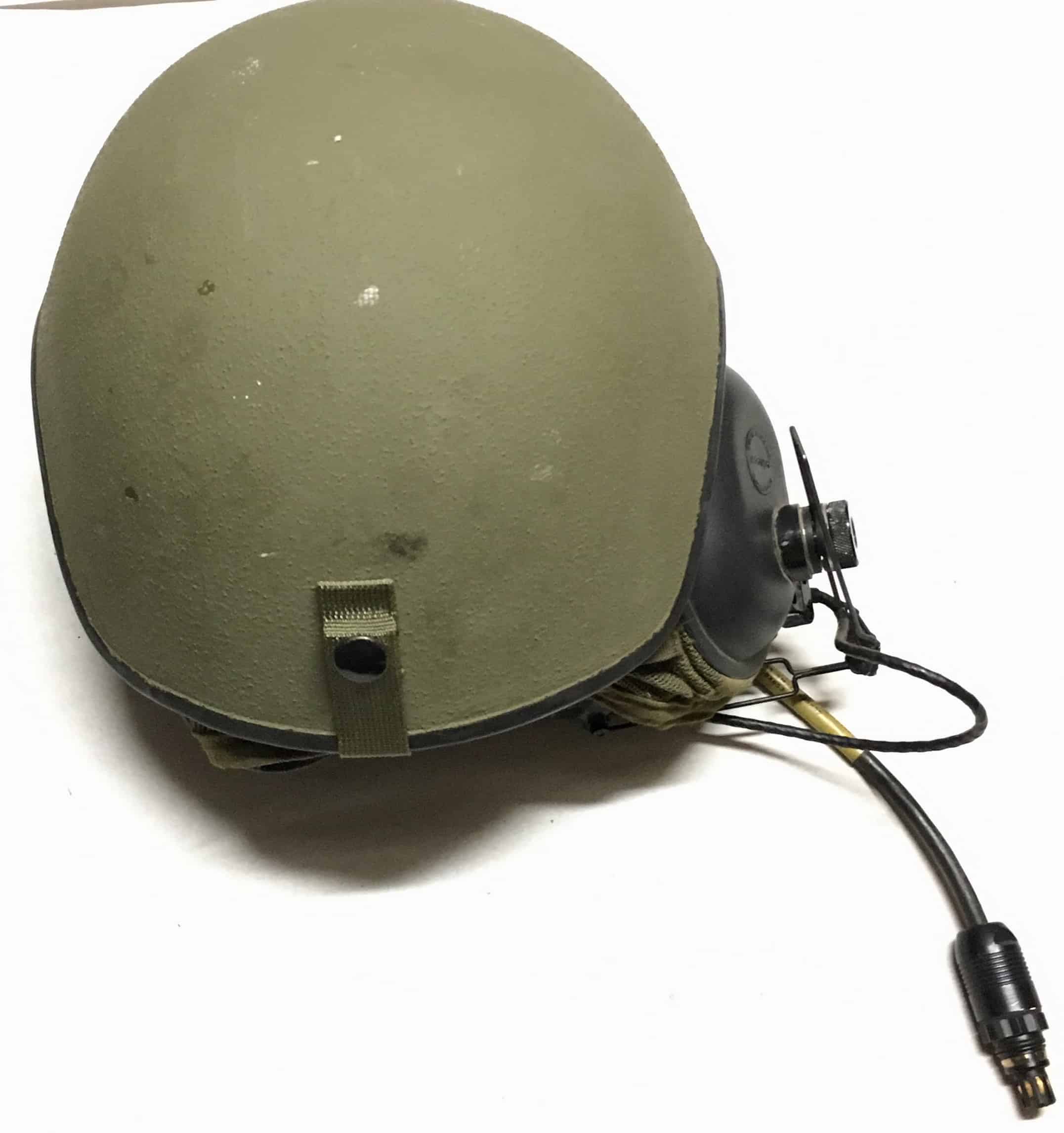 US Armor Crew Helmet with Microphone Size Medium - Enemy Militaria