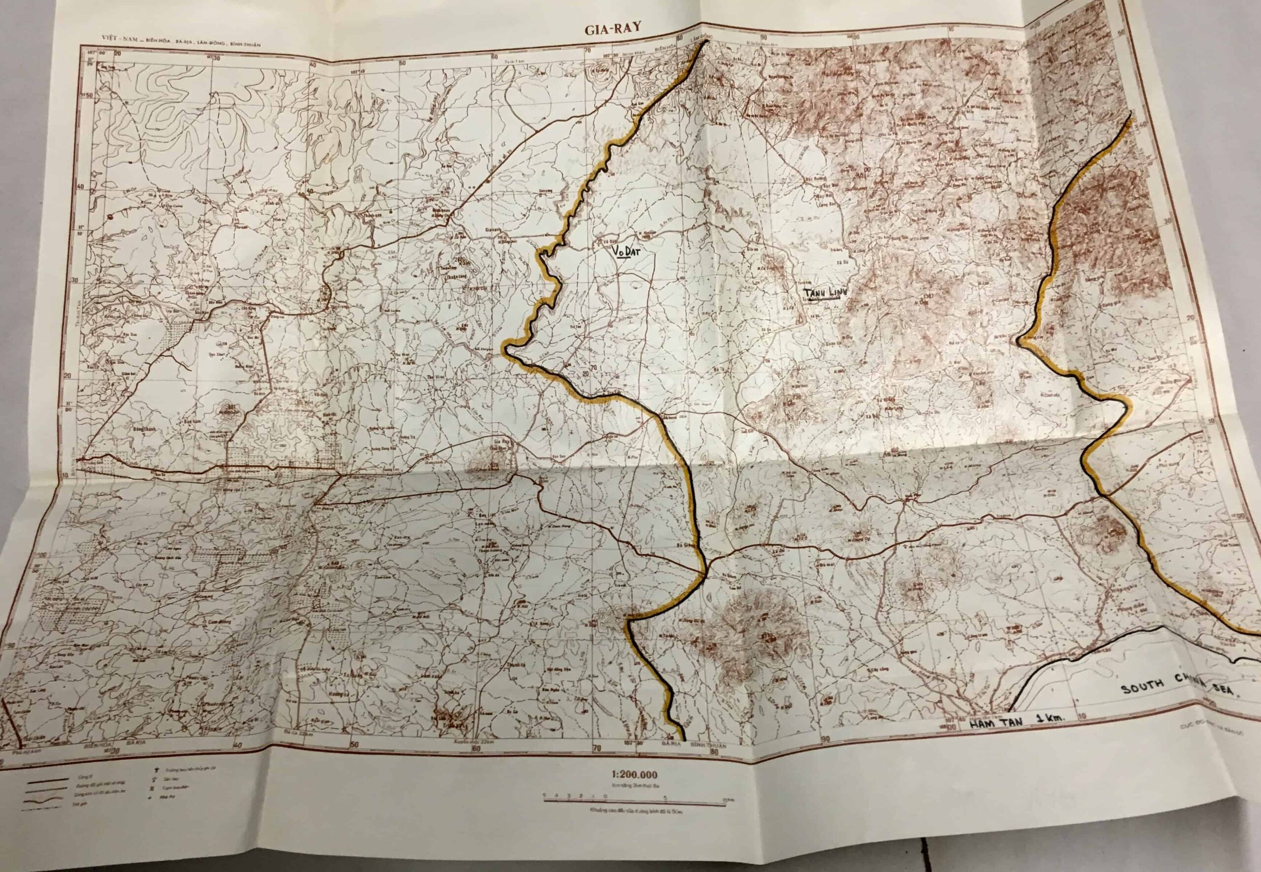North Vietnamese Army Officer Mapcase Contents I Corps Maps - Enemy ...