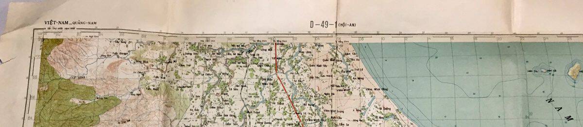 North Vietnamese Army Officer Mapcase Contents I Corps Maps - Enemy ...