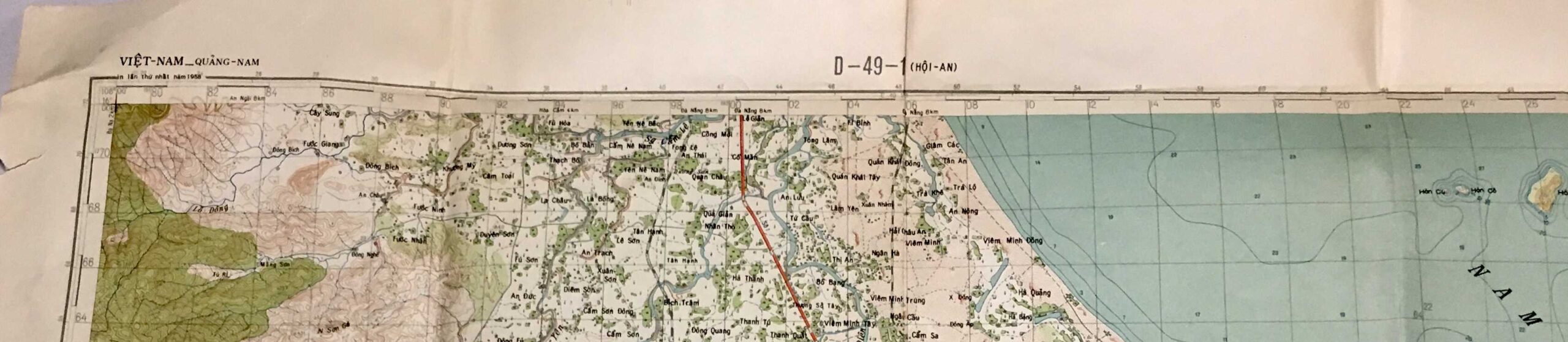 North Vietnamese Army Officer Mapcase Contents I Corps Maps - Enemy ...