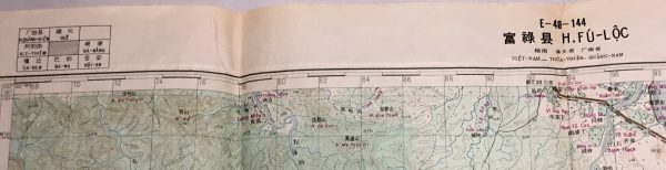 North Vietnamese Army Officer Mapcase Contents I Corps Maps - Enemy ...