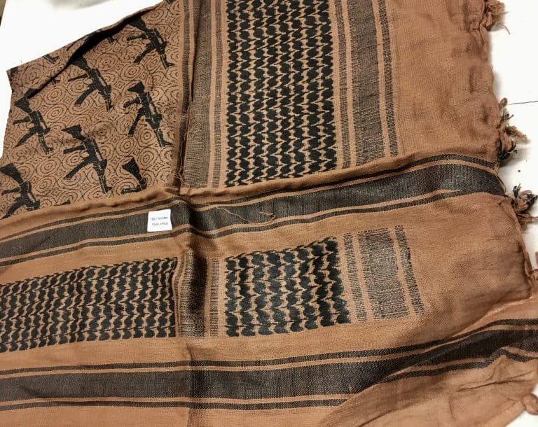 Iraqi Insurgent Taliban AK-47 Scarf - Enemy Militaria