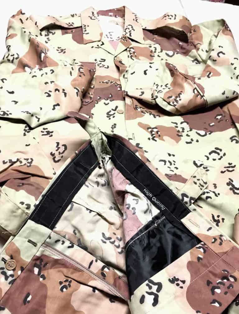 Iraqi Desert Camouflage Uniform XL Chocolate Chip Pattern - Enemy Militaria