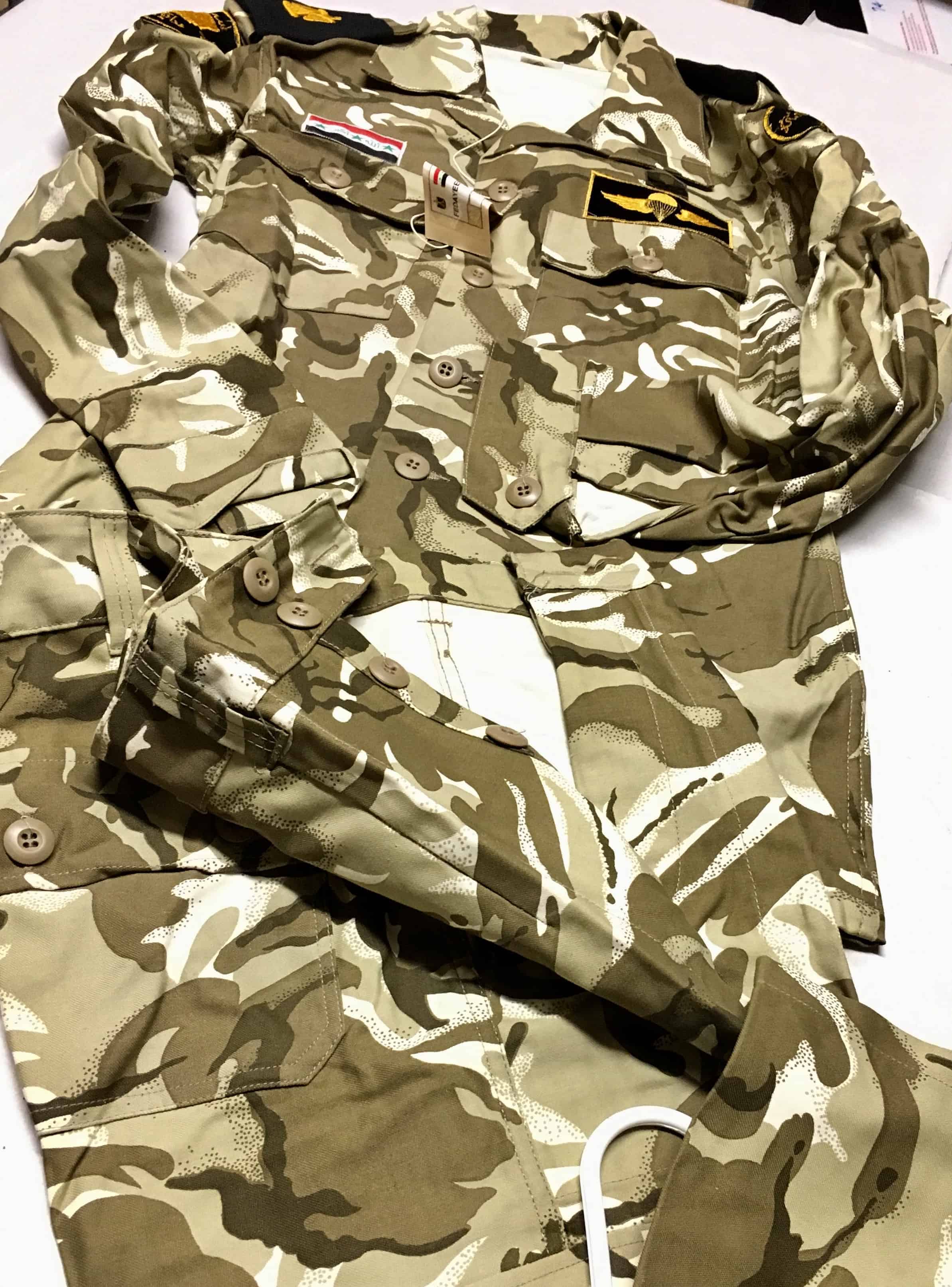 Iraqi Sadaam Fedayeen Field Dark Desert DPM Uniform Major - Enemy Militaria