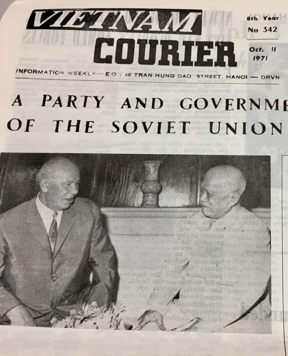 North Vietnamese Hanoi Propaganda Newspaper in English October 11, 1971 ...