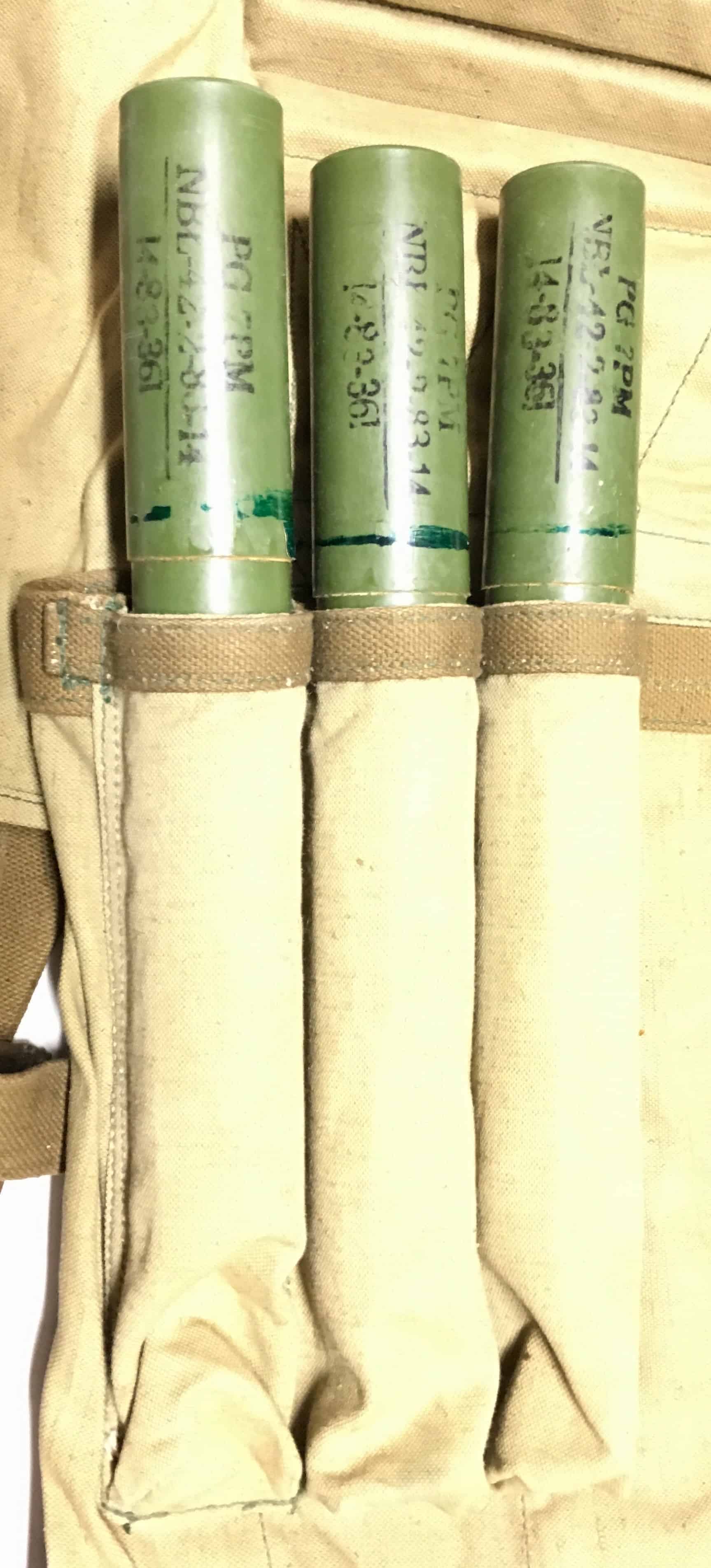Soviet Russian Iraqi RPG-7 Gunner's Pack with Booster Tubes - Enemy ...