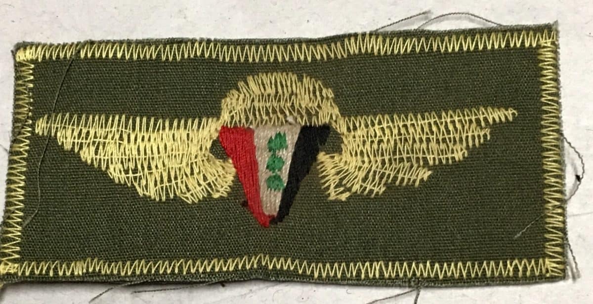 Iraqi Special Forces Airborne Cloth Jump Wings Sew On - Enemy Militaria