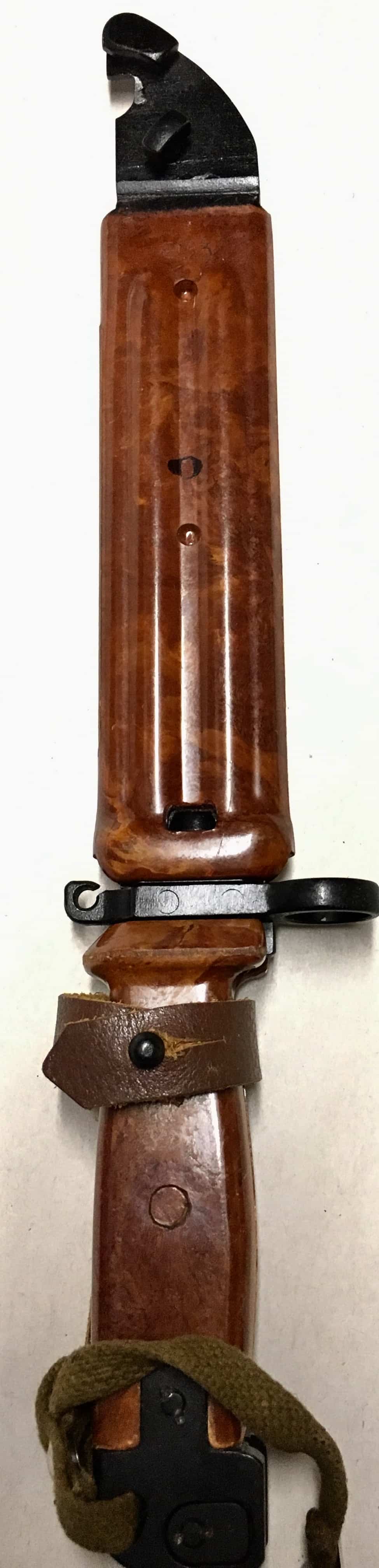 Soviet Russian Grenada Iraqi AKM Bayonet with Bakelite Scabbard ...