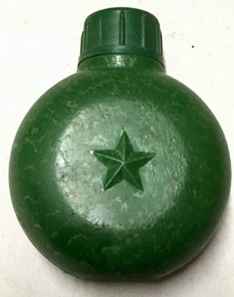 ChiCom made Iraqi Oiler Desert Storm AK-47 Oil Bottle with Star - Enemy ...