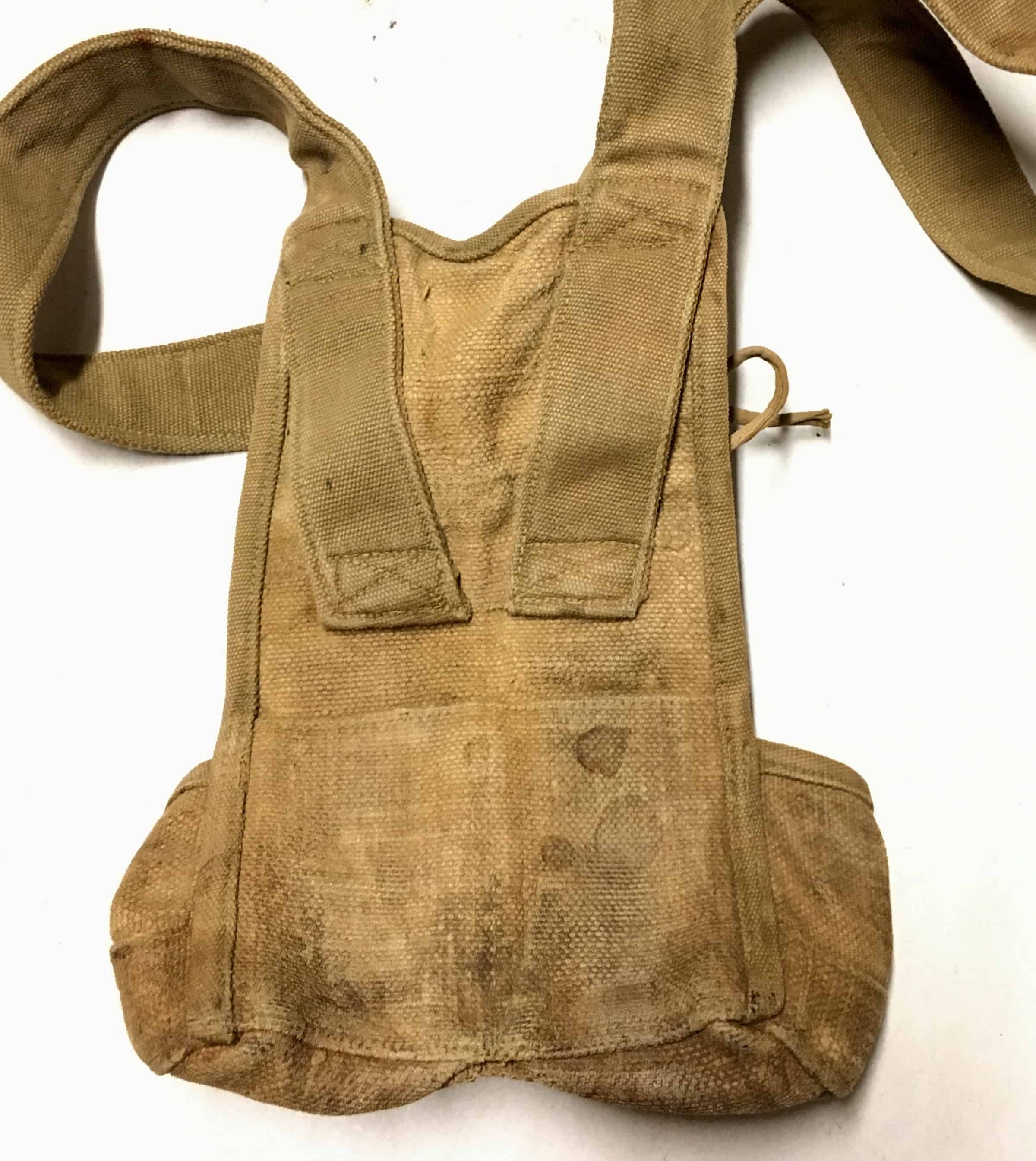 North Vietnamese Army Two Cell Long Stick Canvas Grenade Pouch - Enemy ...