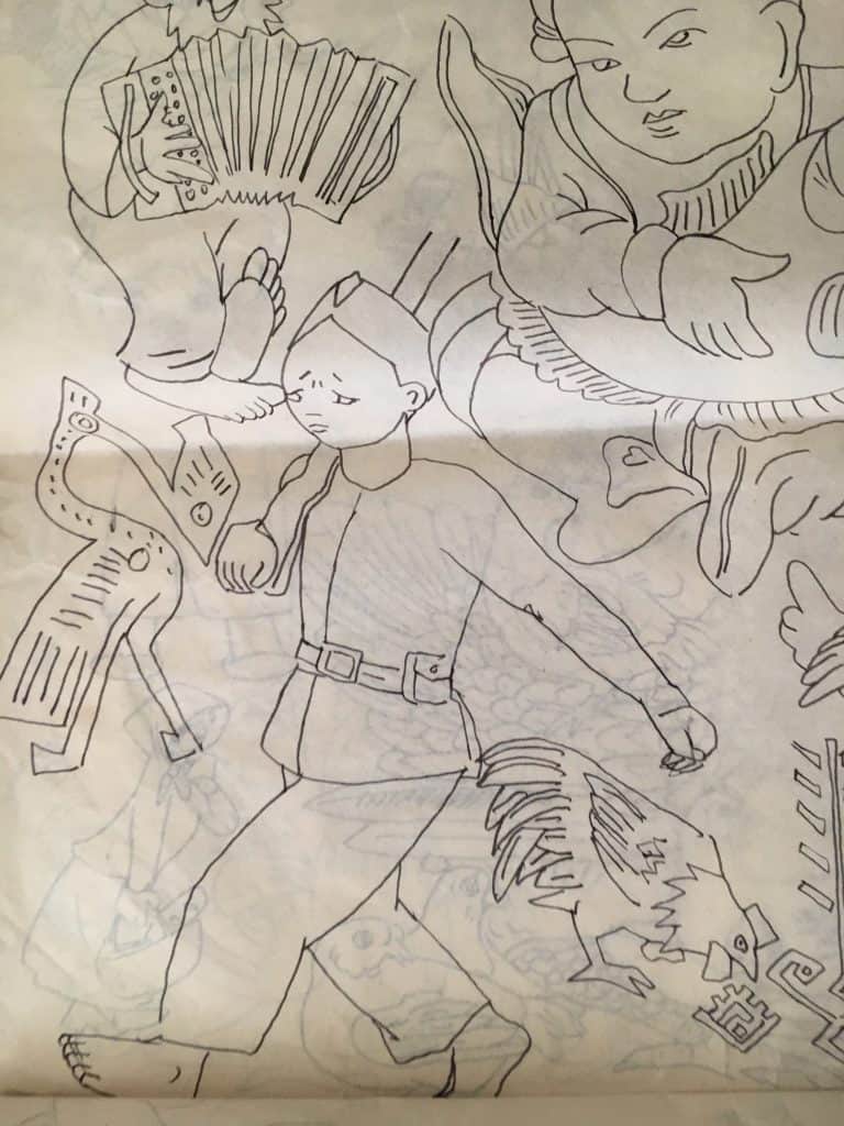 Viet Cong Sketch Book 1965 - Enemy Militaria