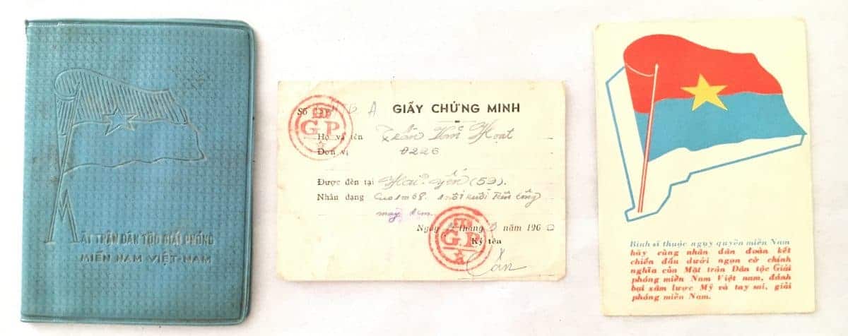 Viet Cong Identification Booklet - Enemy Militaria