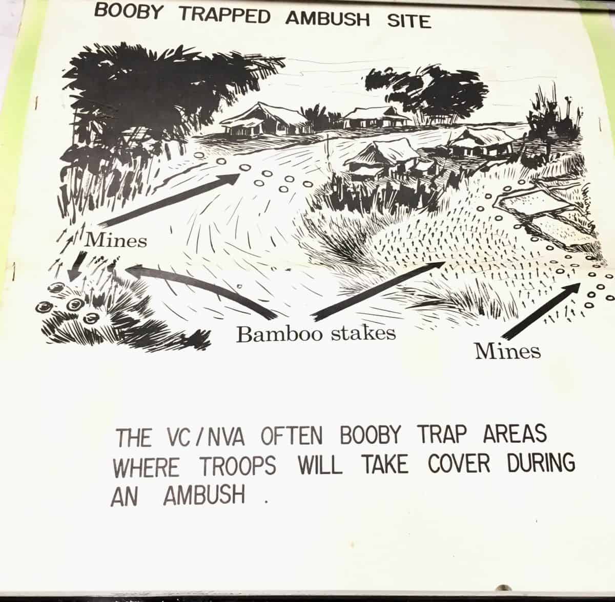 Viet Cong Booby Trap Poster Set - Enemy Militaria