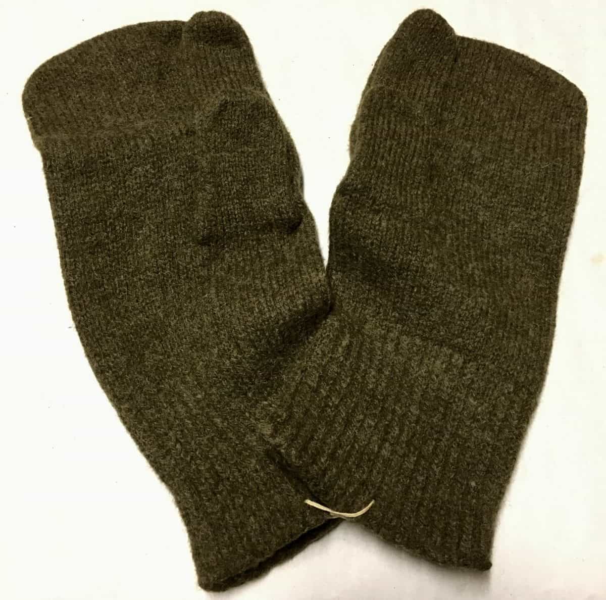 US Army Korean War Trigger Finger Mittens with Shell - Enemy Militaria