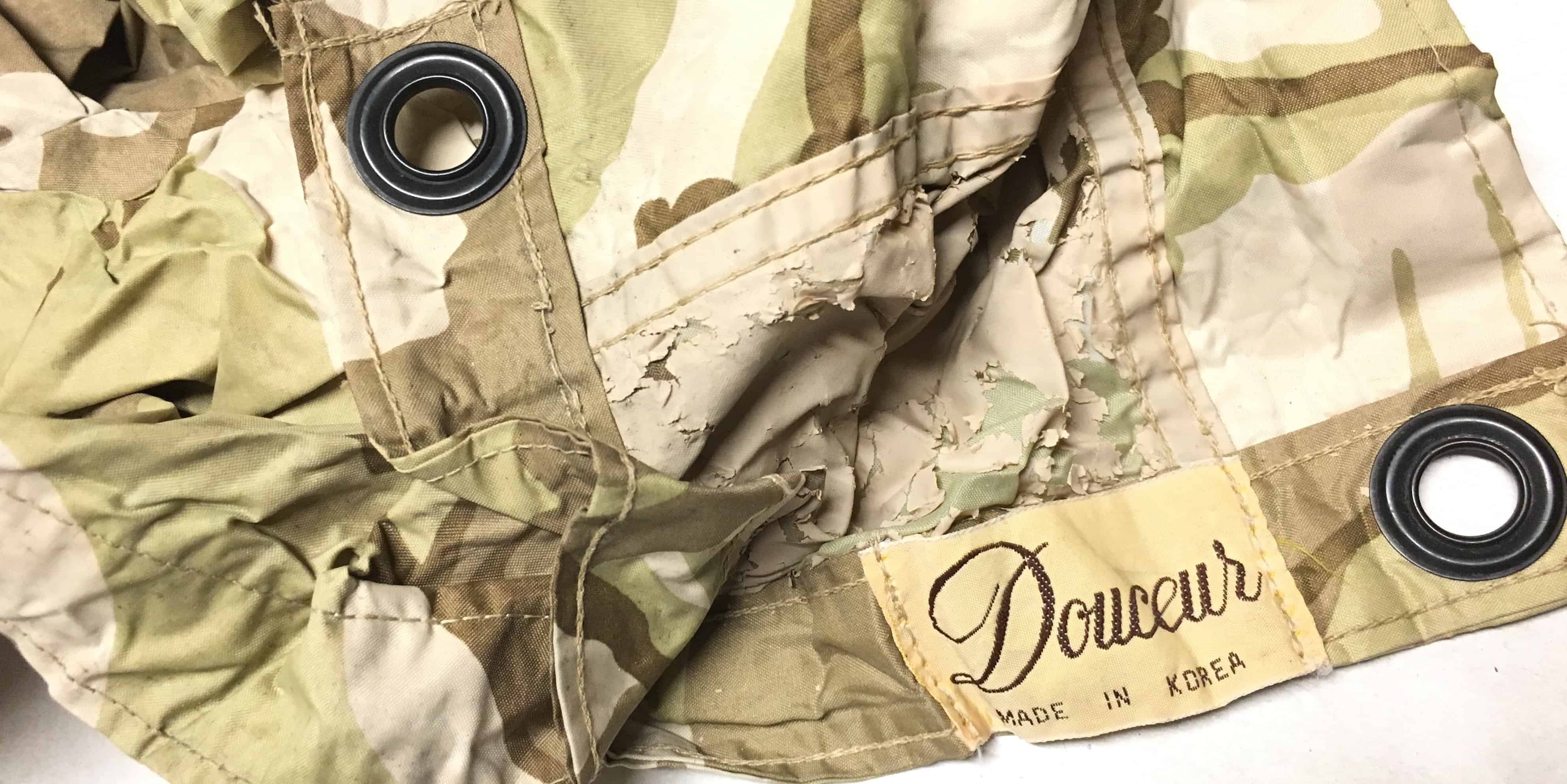 Iraqi Desert Camouflage Poncho Desert Storm - Enemy Militaria
