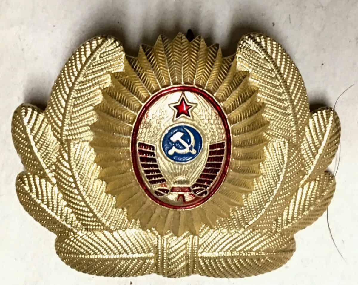 Romanian Officer's Cap Badge - Enemy Militaria