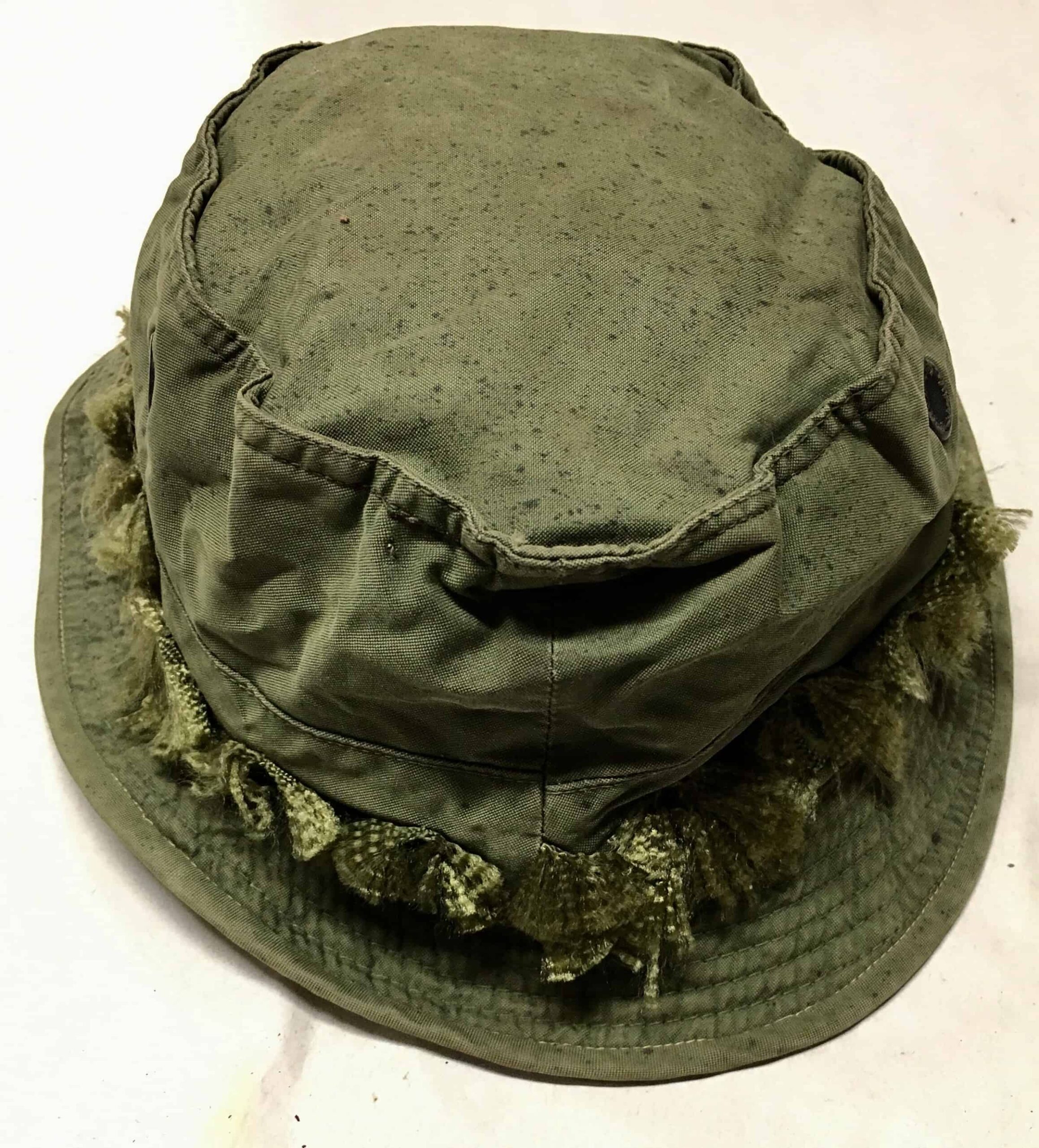 US Army USMC Modified Poplin Boonie Cap with Short Brim and Scrim ...