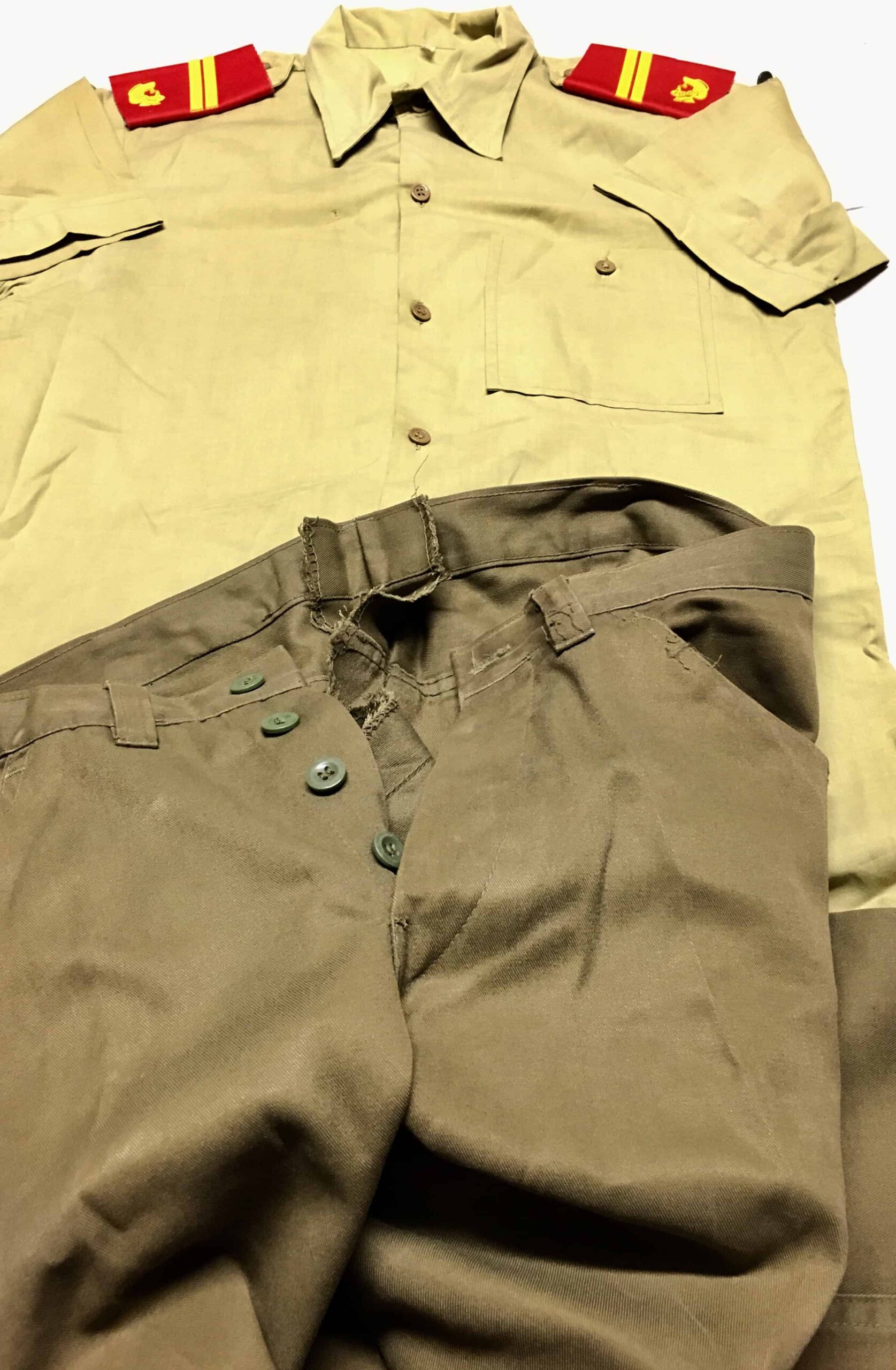 Cuban Army Officer Cadet Uniform with Shoulder Boards - Enemy Militaria
