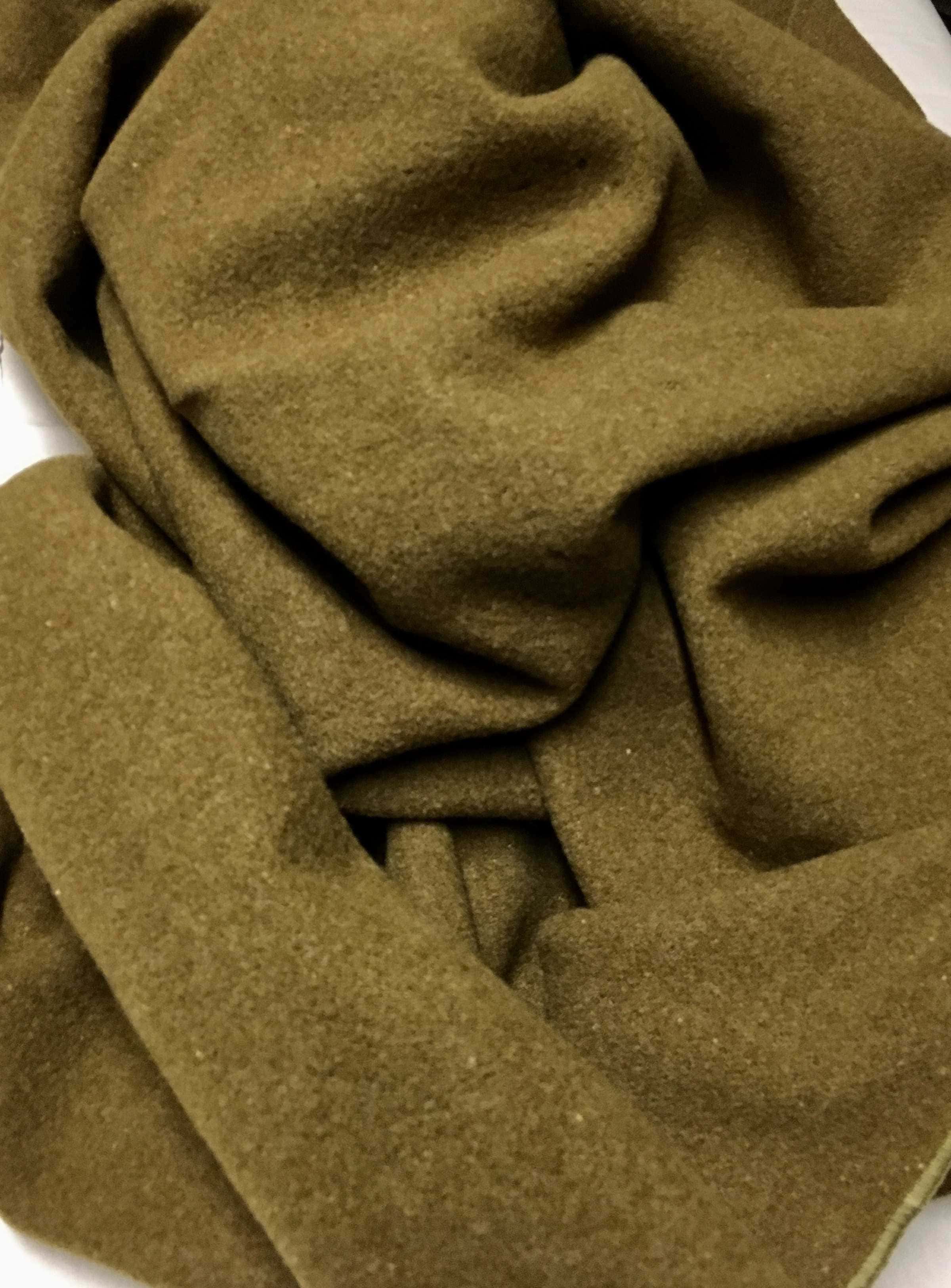 US Army WWII Brown Wool Blanket - Enemy Militaria