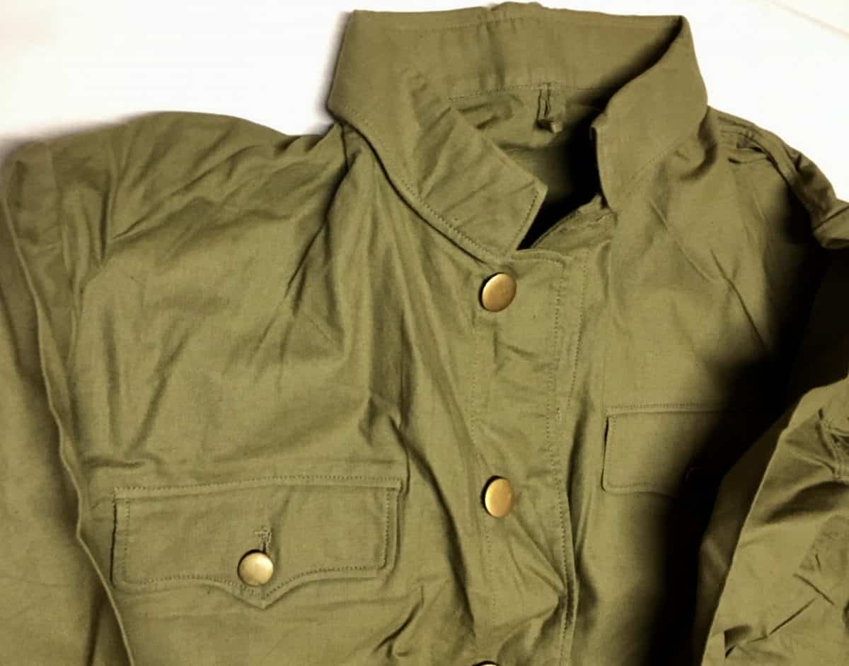 Chinese Korean War Summer Tunic 1951 Khaki Green - Enemy Militaria