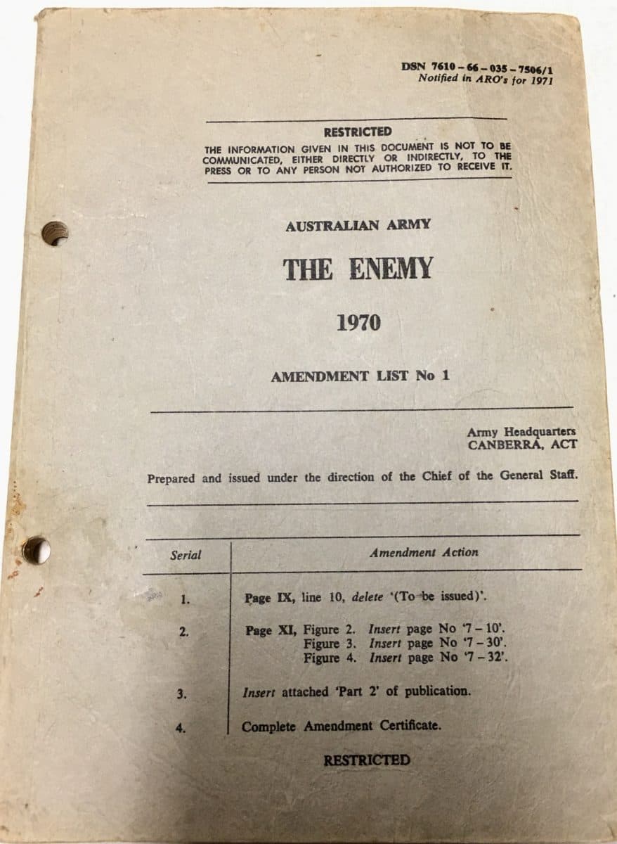 Australian Intelligence Manual - Asian Communist Armies and Guerrilla ...