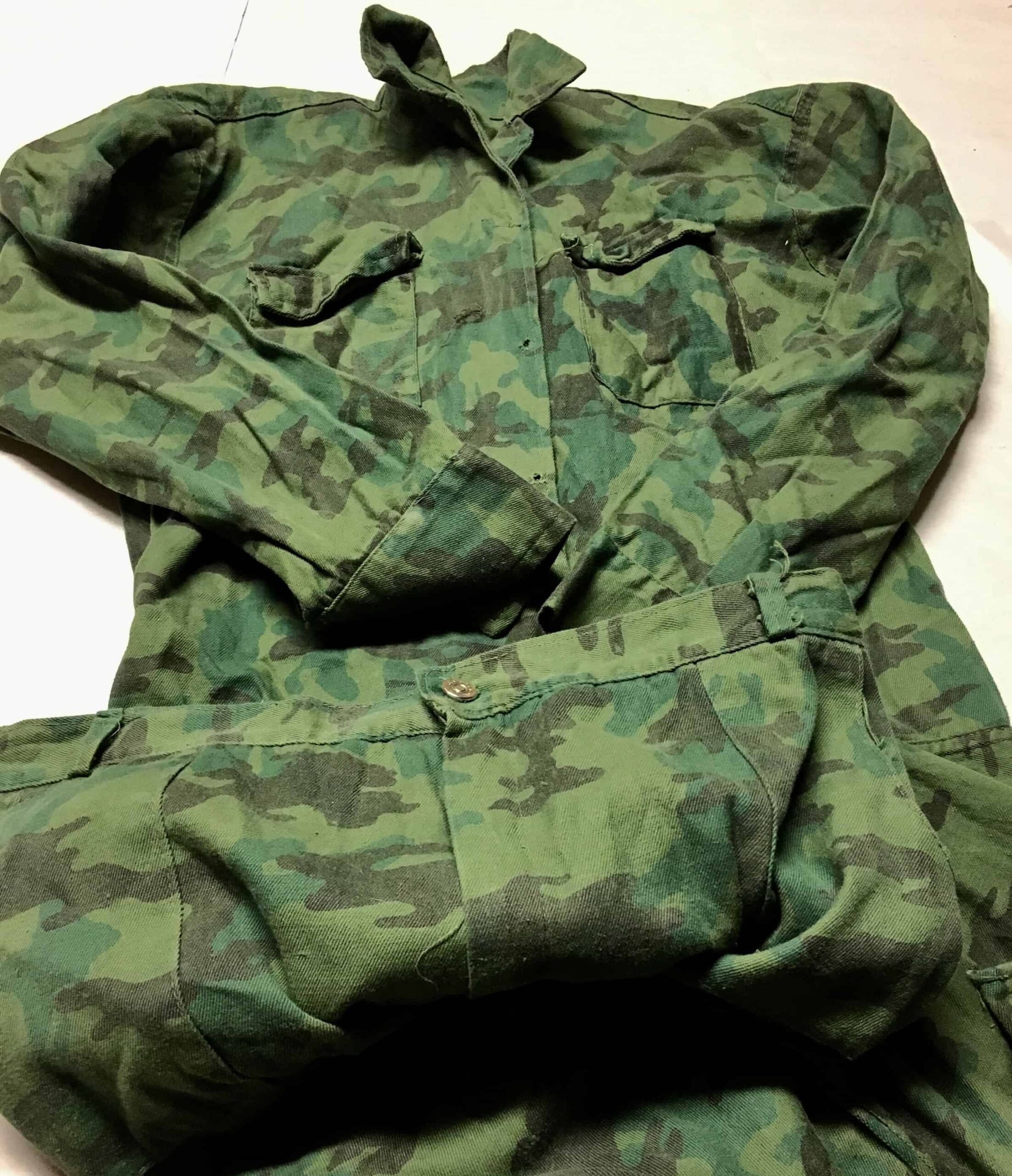 ARVN Vietnam War ERDL Pattern Camouflage Uniform - Enemy Militaria
