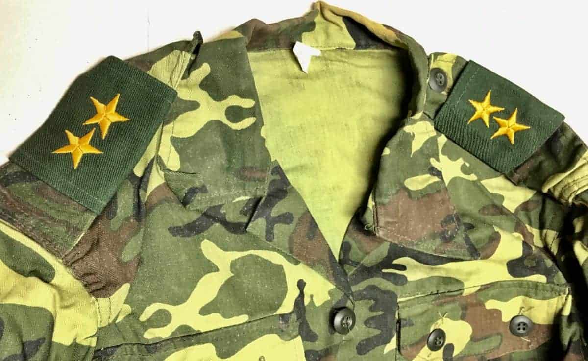 Iraqi Popular Army of Baghdad Pattern Camouflage Uniform 1st Lt Desert ...