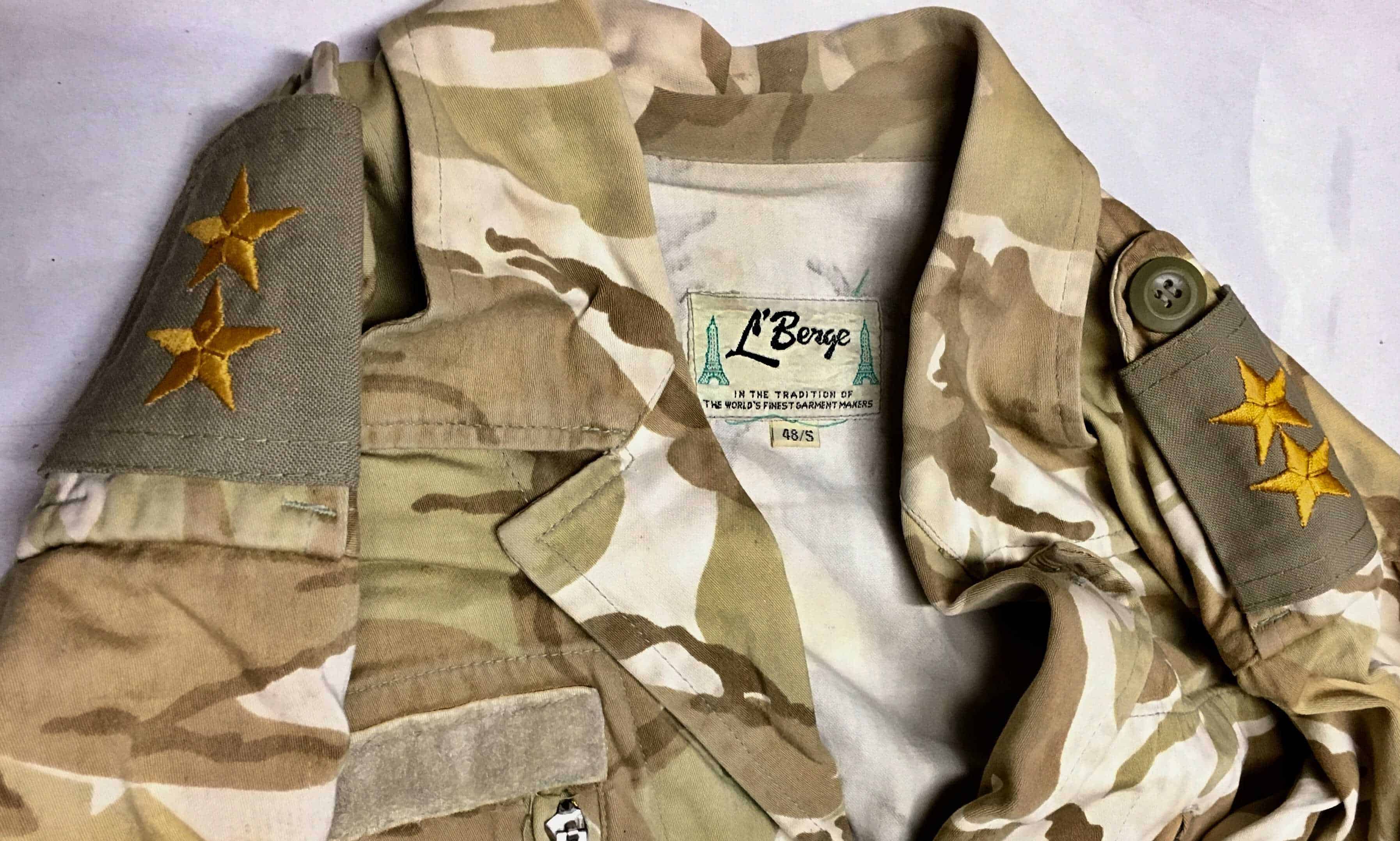 Iraqi Desert DPM Camouflage Field Jacket 1st Lt Desert Storm - Enemy ...