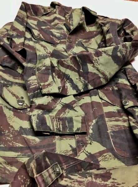 Iraqi Lizard Pattern Camouflage Uniform Desert Storm - Enemy Militaria