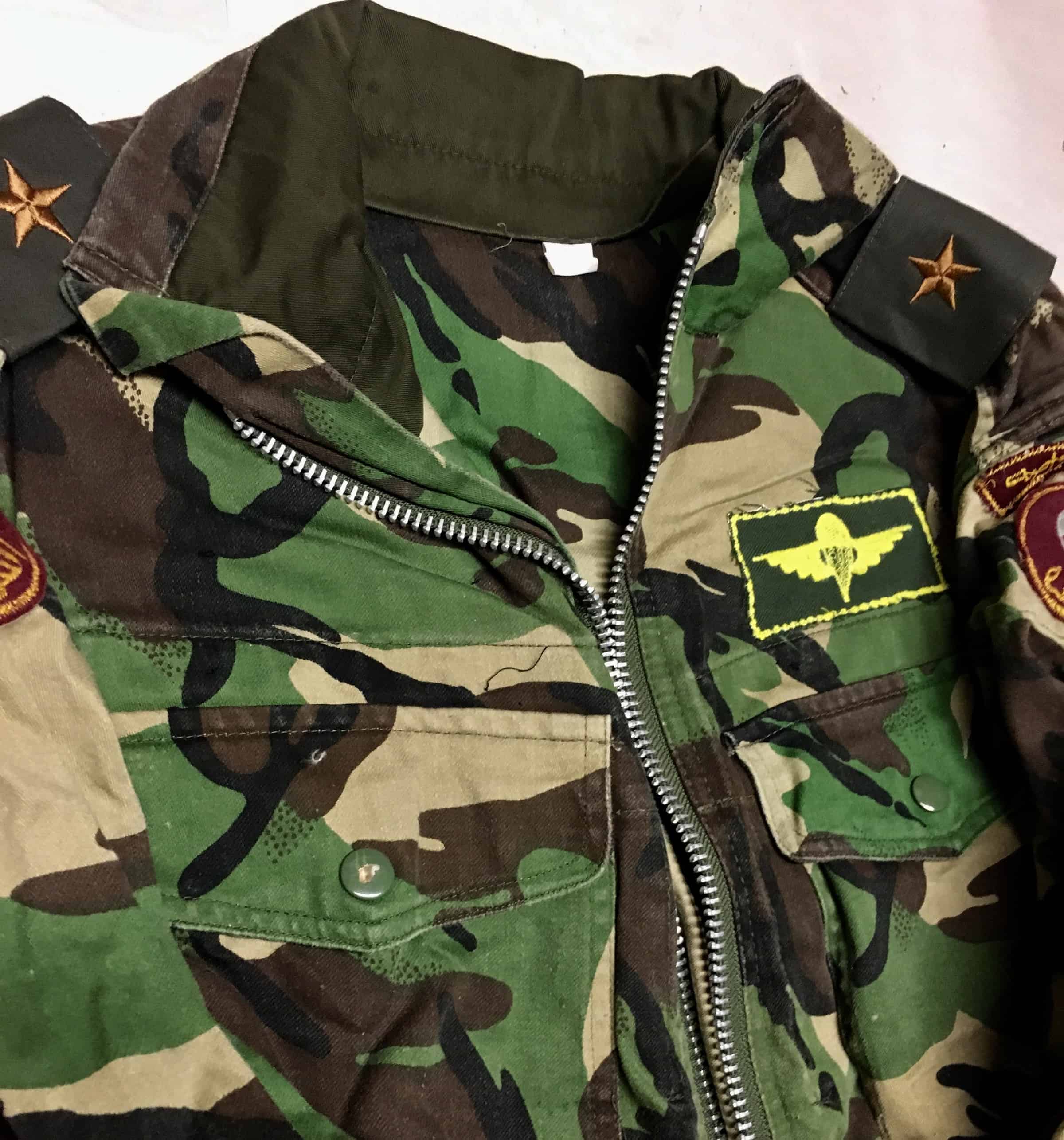 Iraqi Paratrooper Special Forces DPM Camouflage Jacket 2nd Lt Desert ...