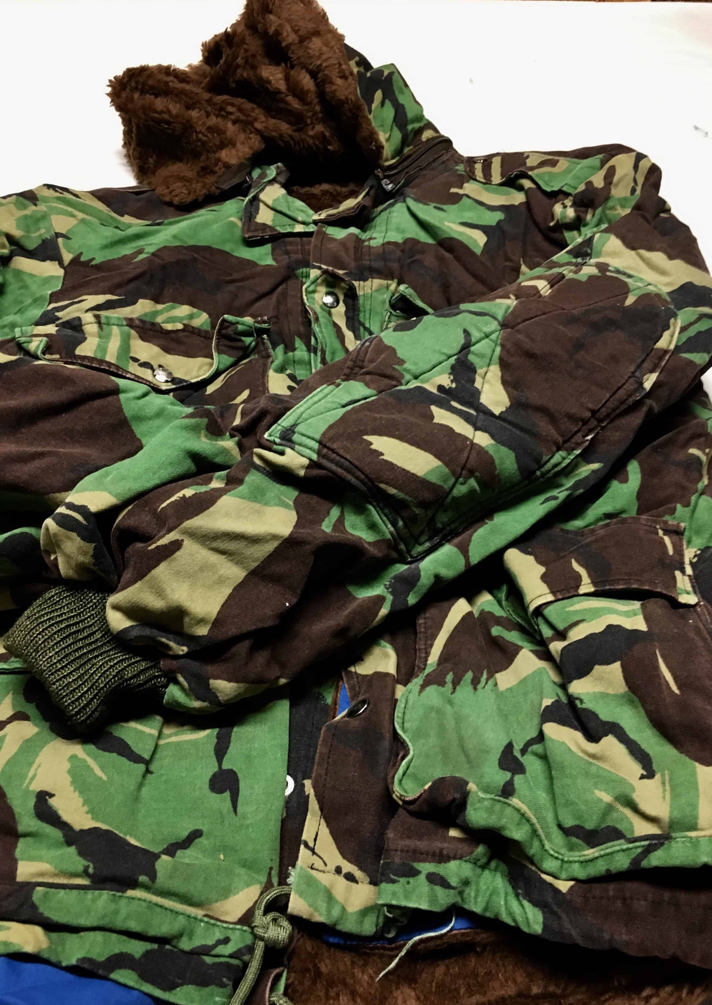 Iraqi DPM Camouflage Winter Jacket with Rare Lining Desert Storm ...