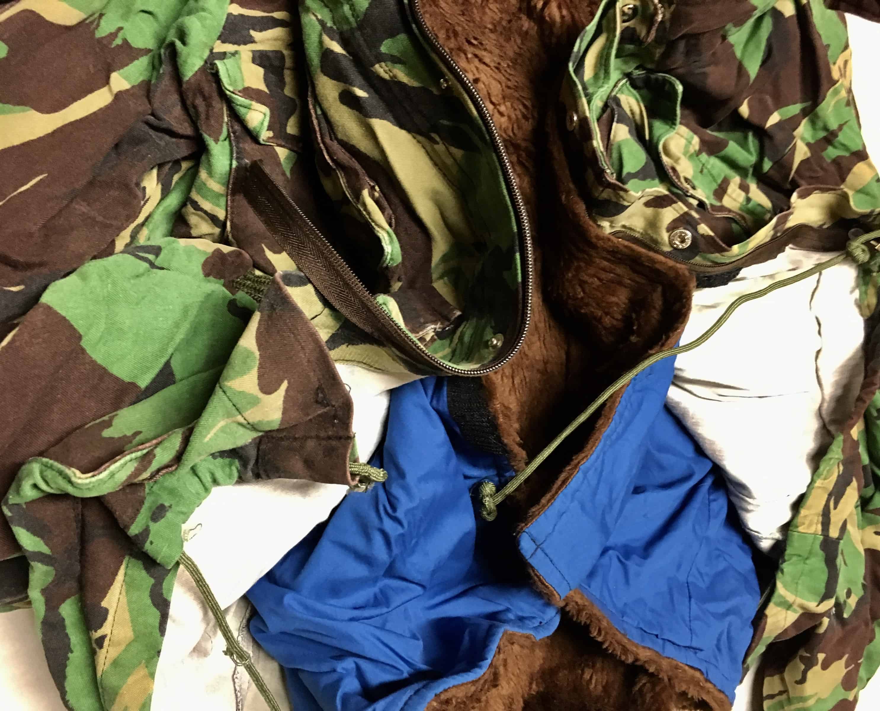 Iraqi DPM Camouflage Winter Jacket with Rare Lining Desert Storm ...