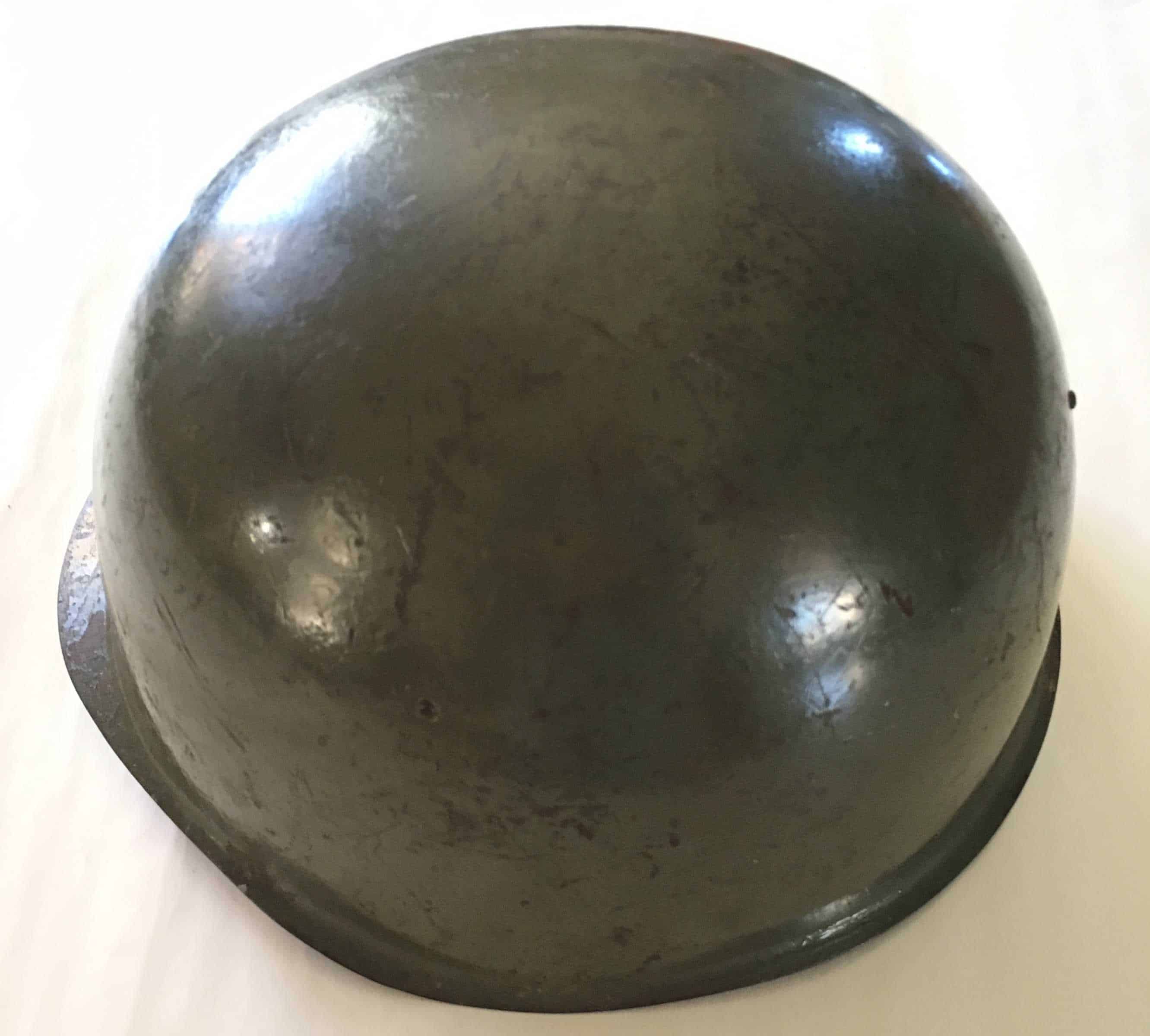 North Vietnamese Army Steel Helmet Named to Phu - Enemy Militaria