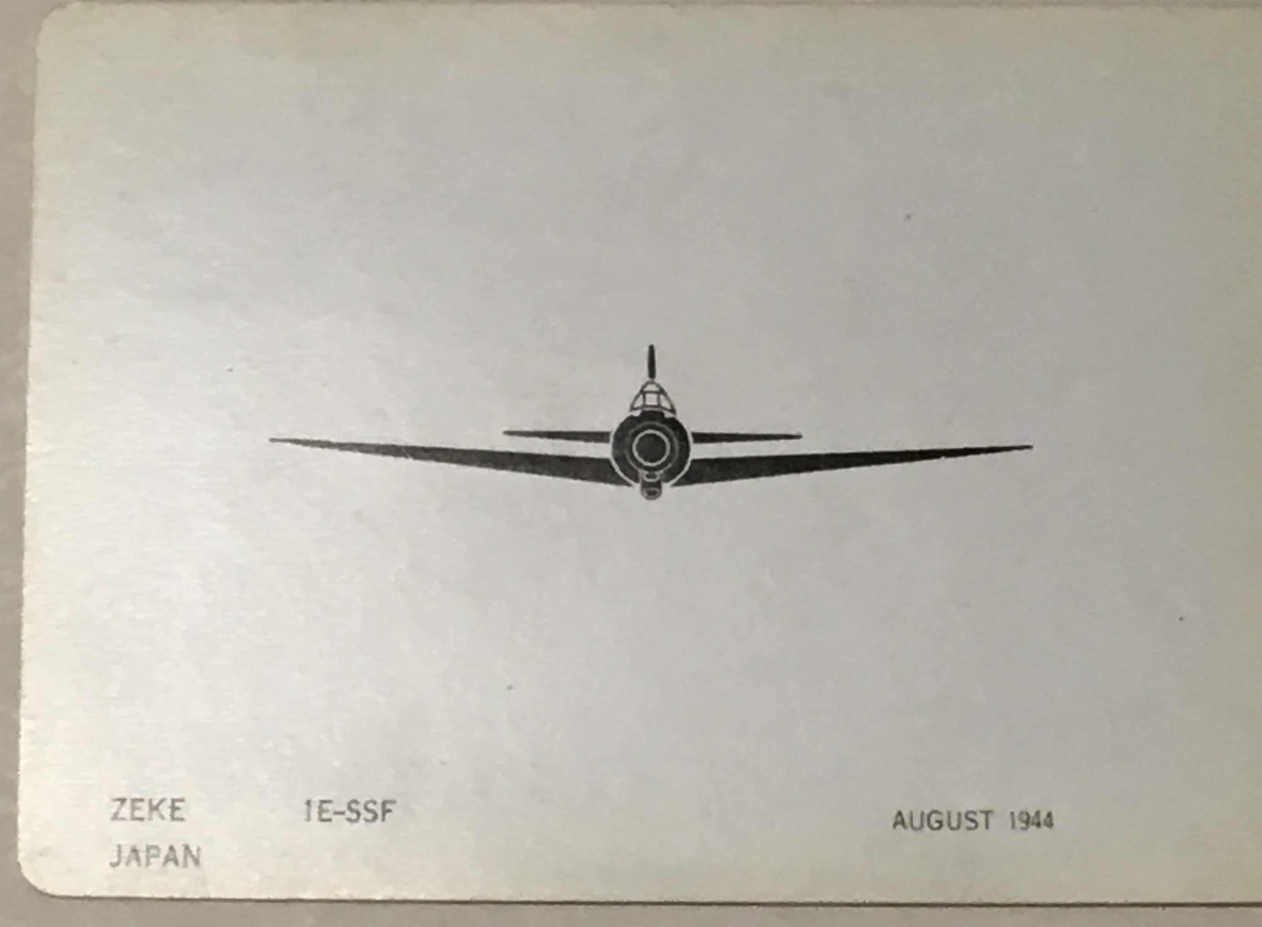 US WW2 Identification Flash Cards Japanese Aircraft and Ships - Enemy ...