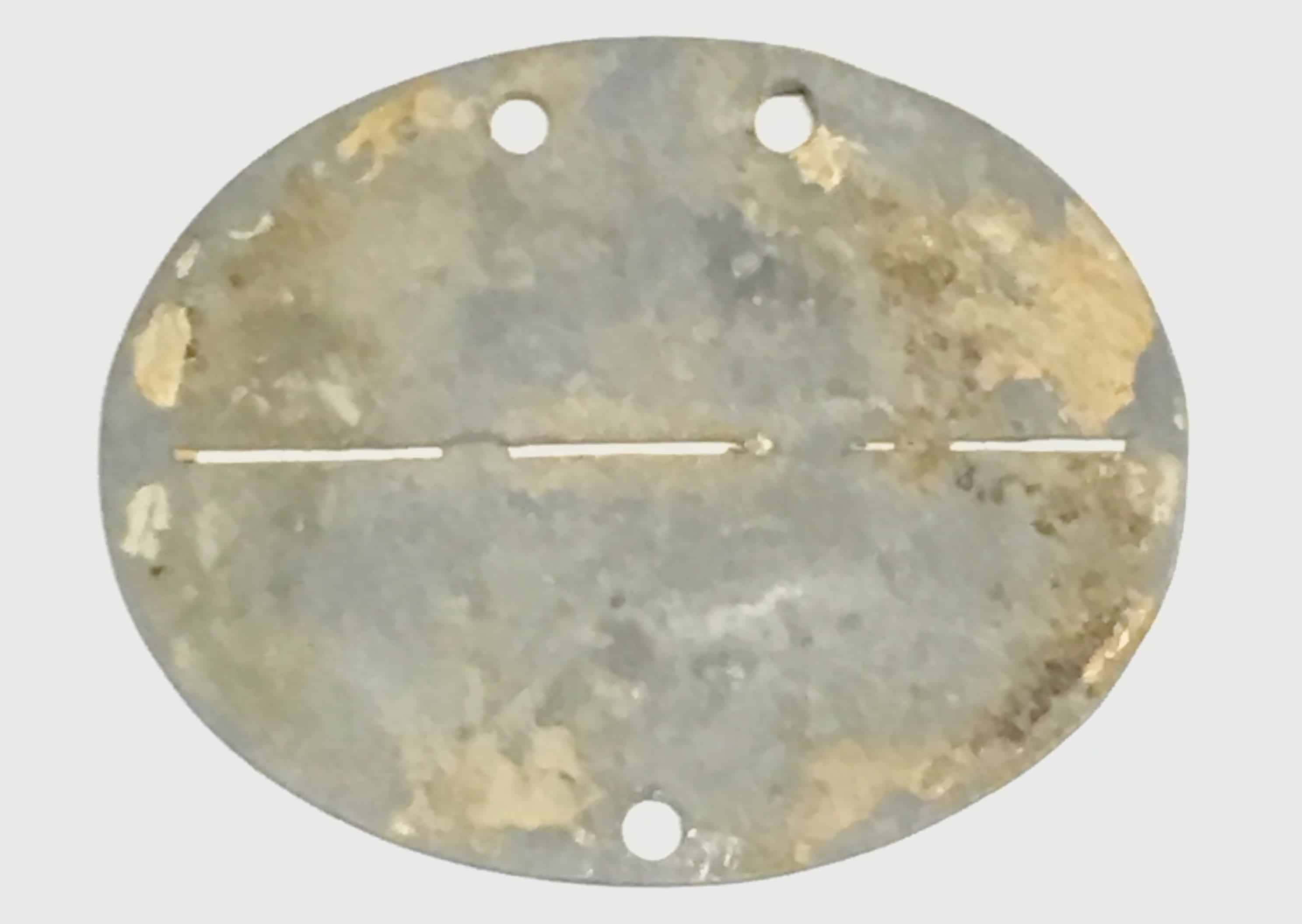 WW1 German Dog Tag, Pouch with Neck Cord and .303 Souvenir Bullet ...