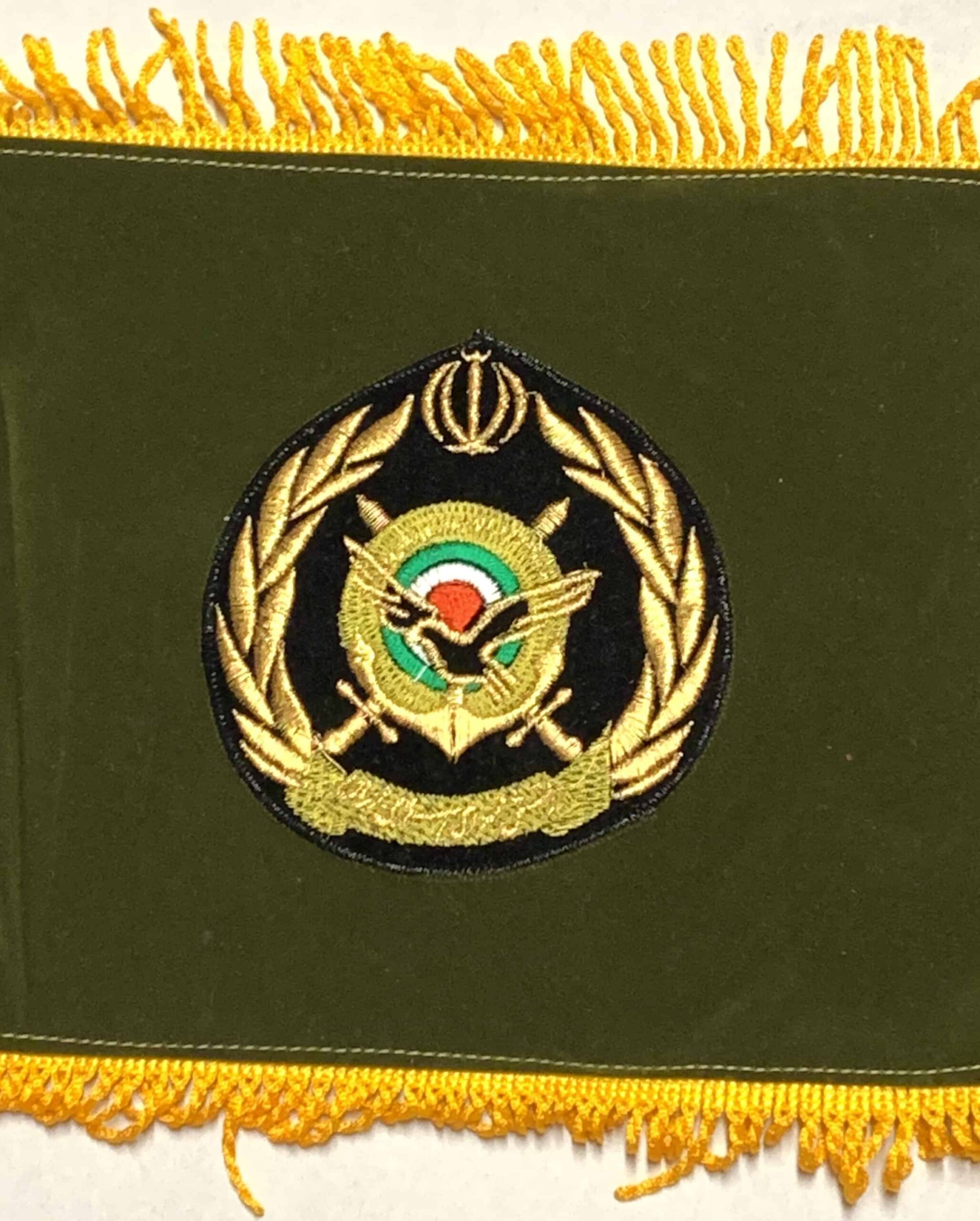 Iranian Army Table Flag with Base - Enemy Militaria