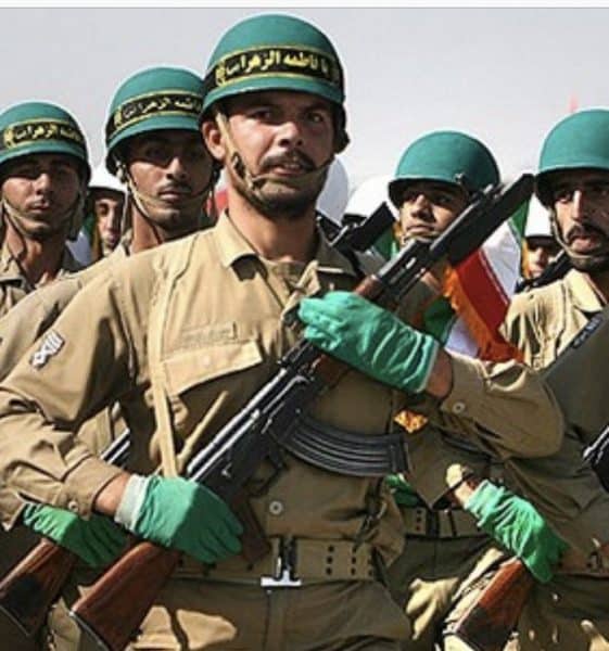 Iranian Steel Helmet with Painted Insignia - Enemy Militaria